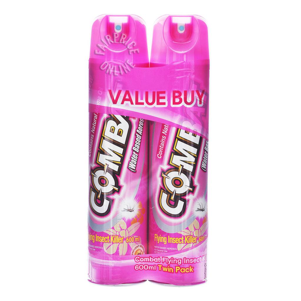 Combat Insect Killer Spray - Flying (Natural Aroma Oil) | NTUC FairPrice