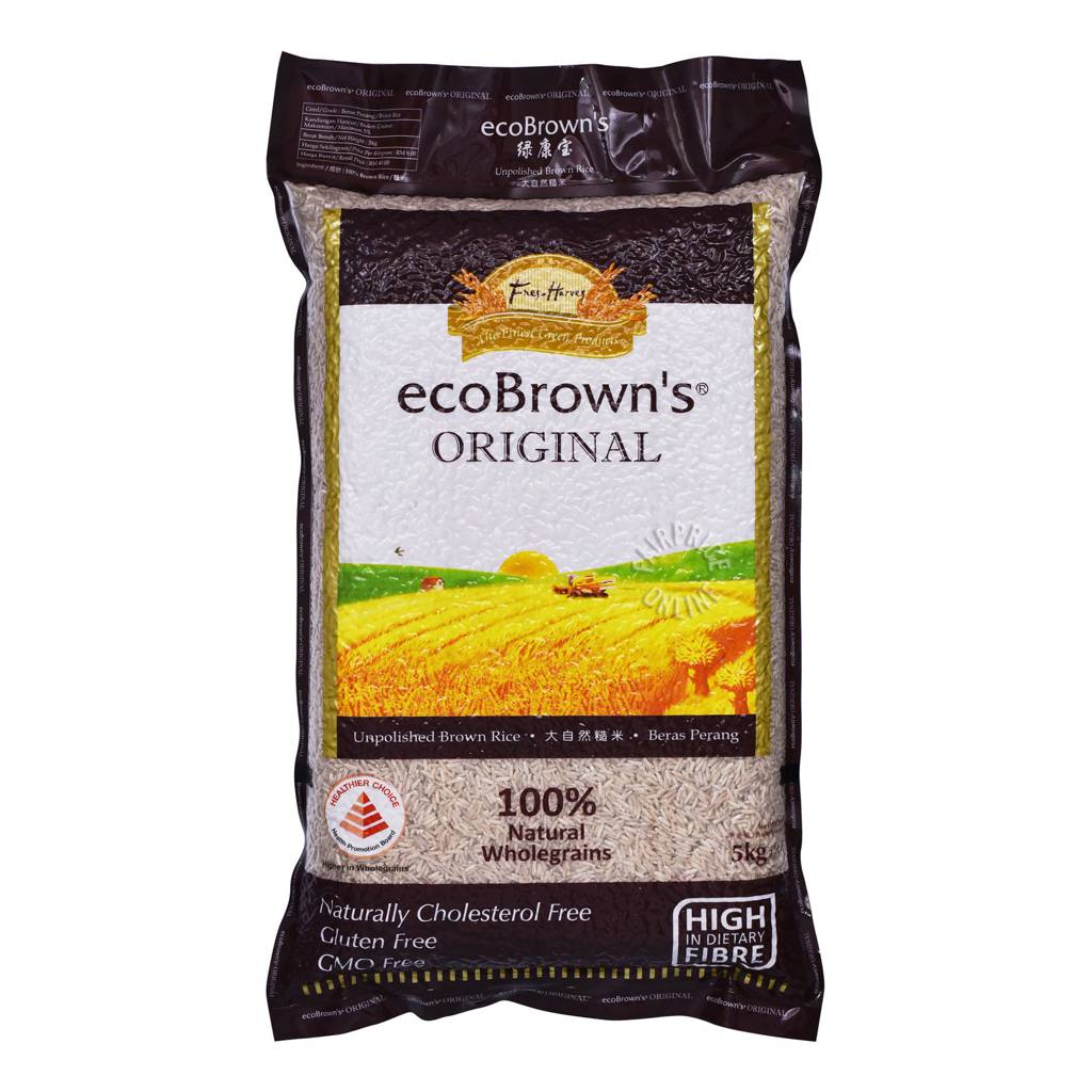 EcoBrown's Unpolished Brown Rice - Original | NTUC FairPrice