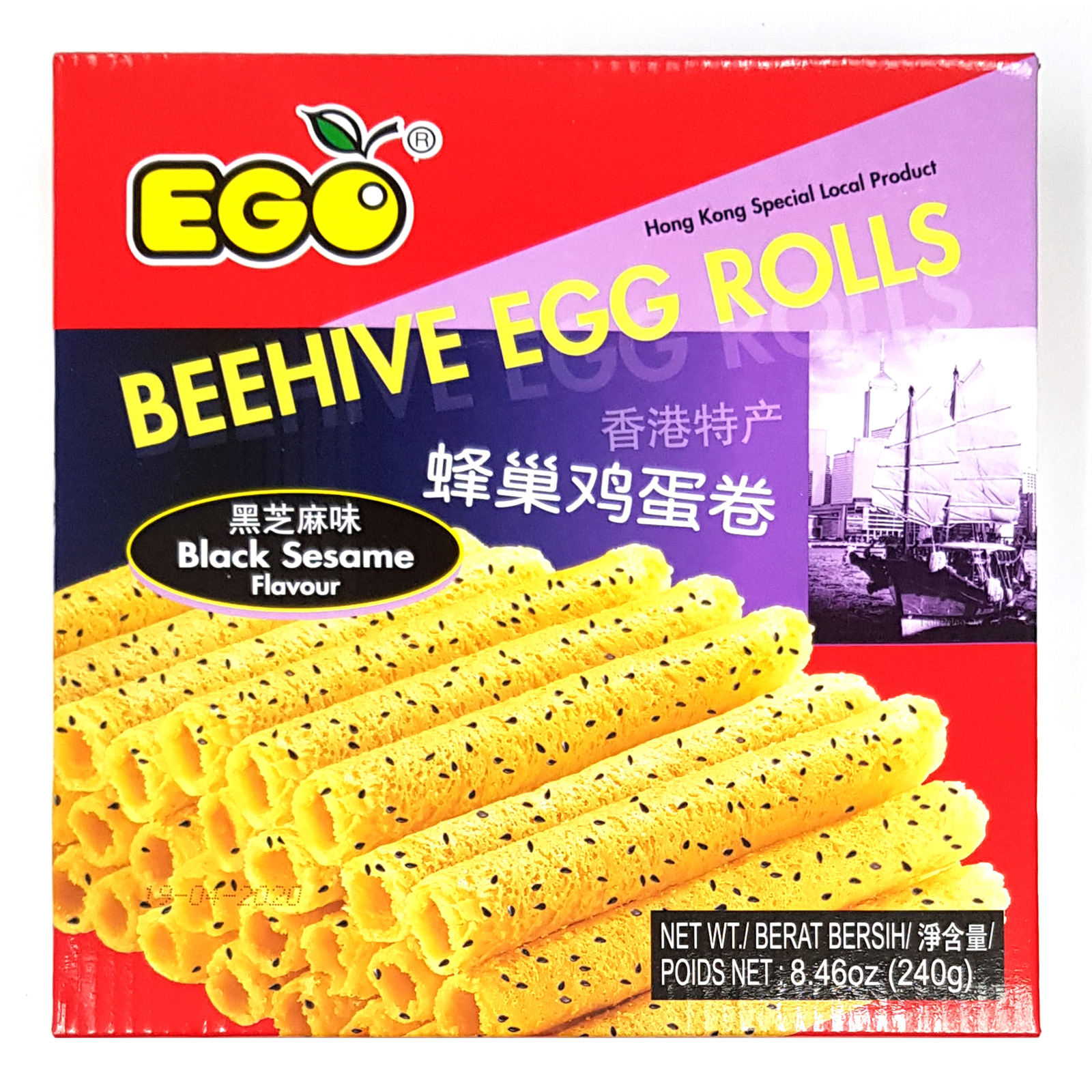 Ego Beehive Egg Rolls - Black Sesame | NTUC FairPrice
