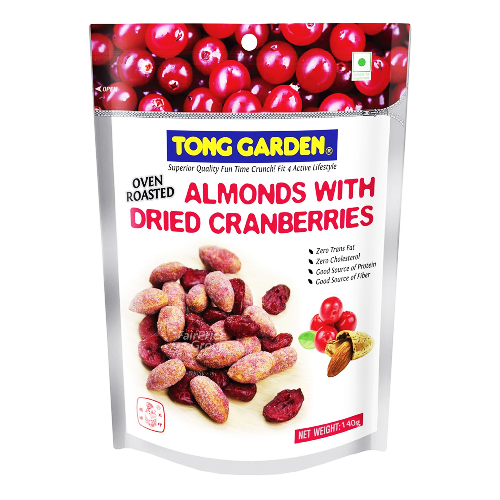 Tong Garden Almonds with Dried Cranberries | NTUC FairPrice
