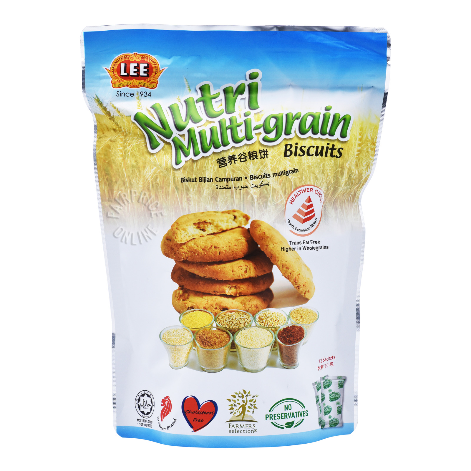 Lee Nutri Multi-grain Biscuits - Original | NTUC FairPrice