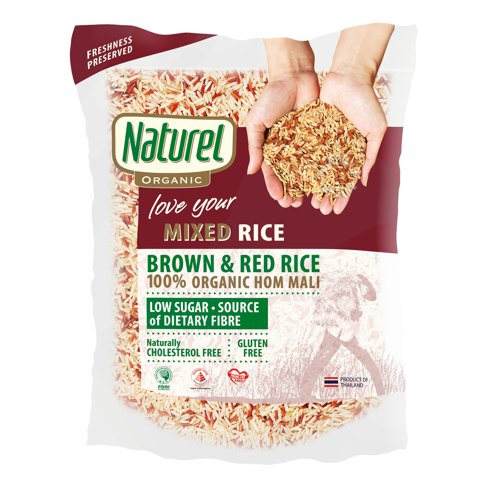 Naturel Organic Rice - Mixed Brown and Red | NTUC FairPrice