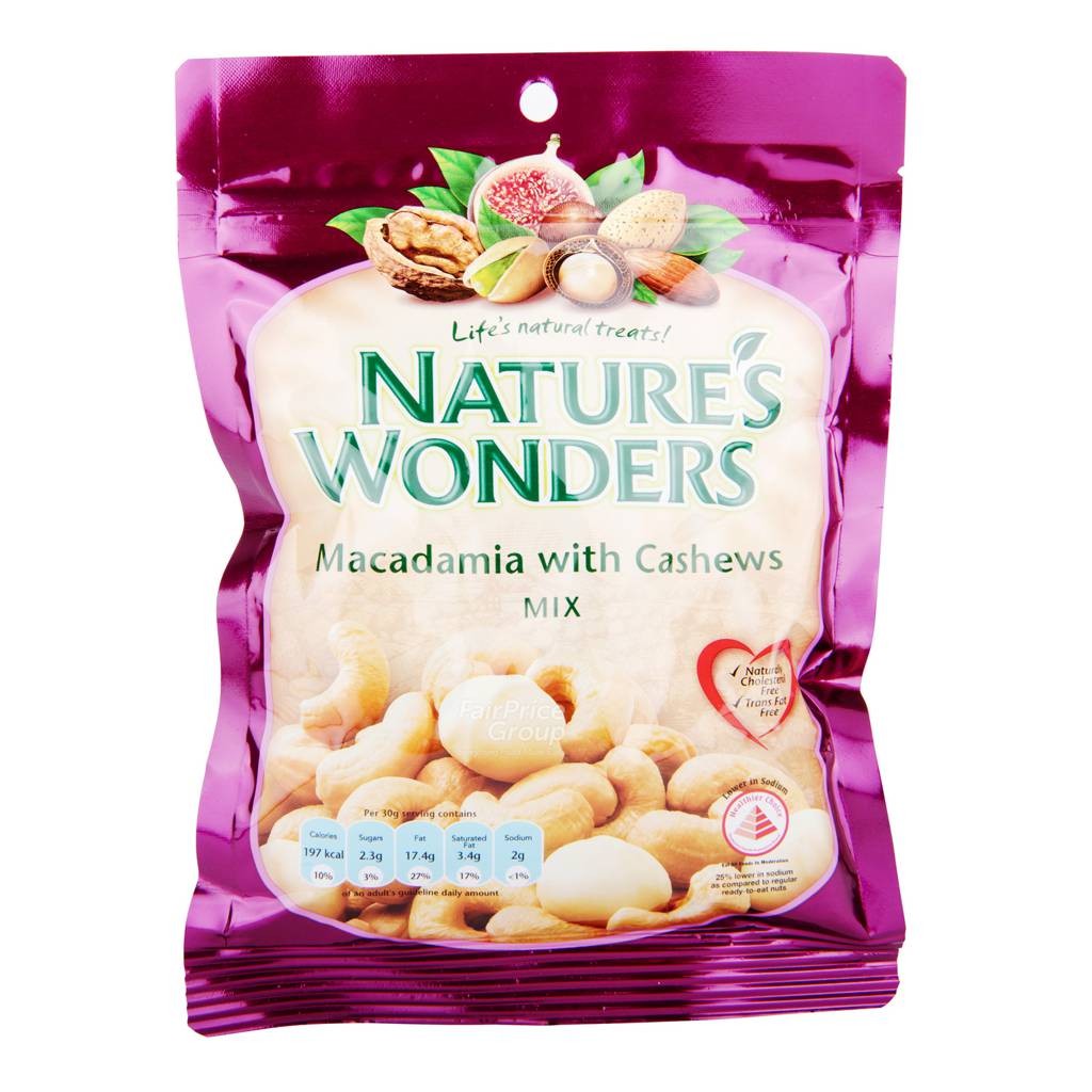 Nature's Wonders Nuts Mix - Macadamia & Cashews | NTUC FairPrice