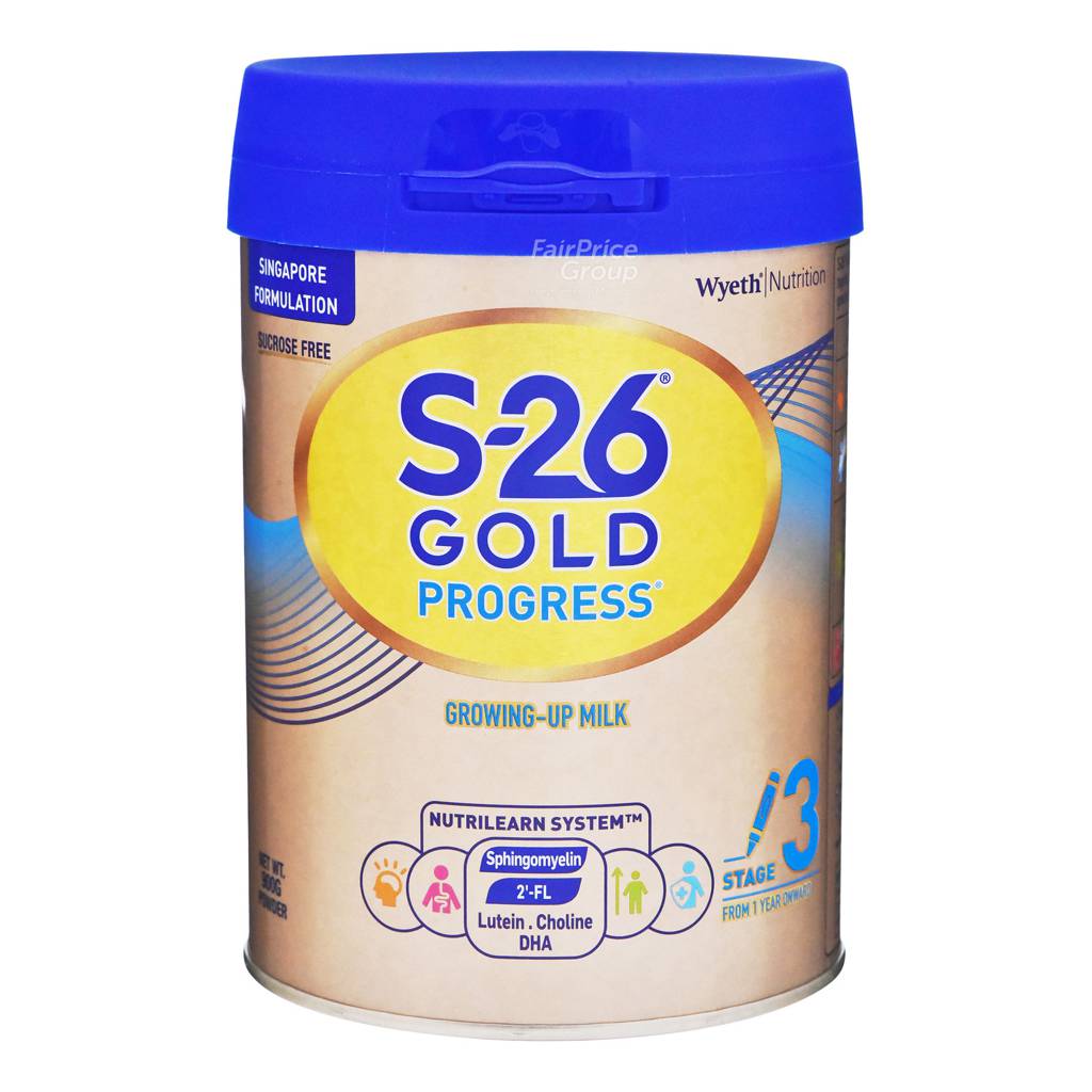 Wyeth S26 Progress Gold Grow Up Milk Formula - Stage 3 | NTUC FairPrice