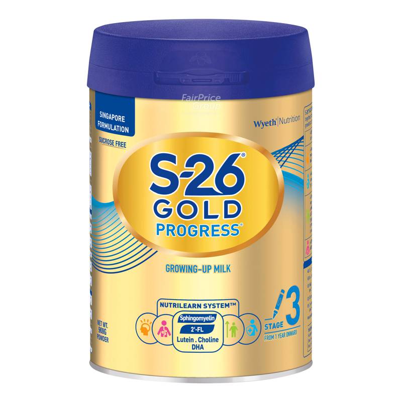 Wyeth S26 Progress Gold Grow Up Milk Formula - Stage 3 | NTUC FairPrice