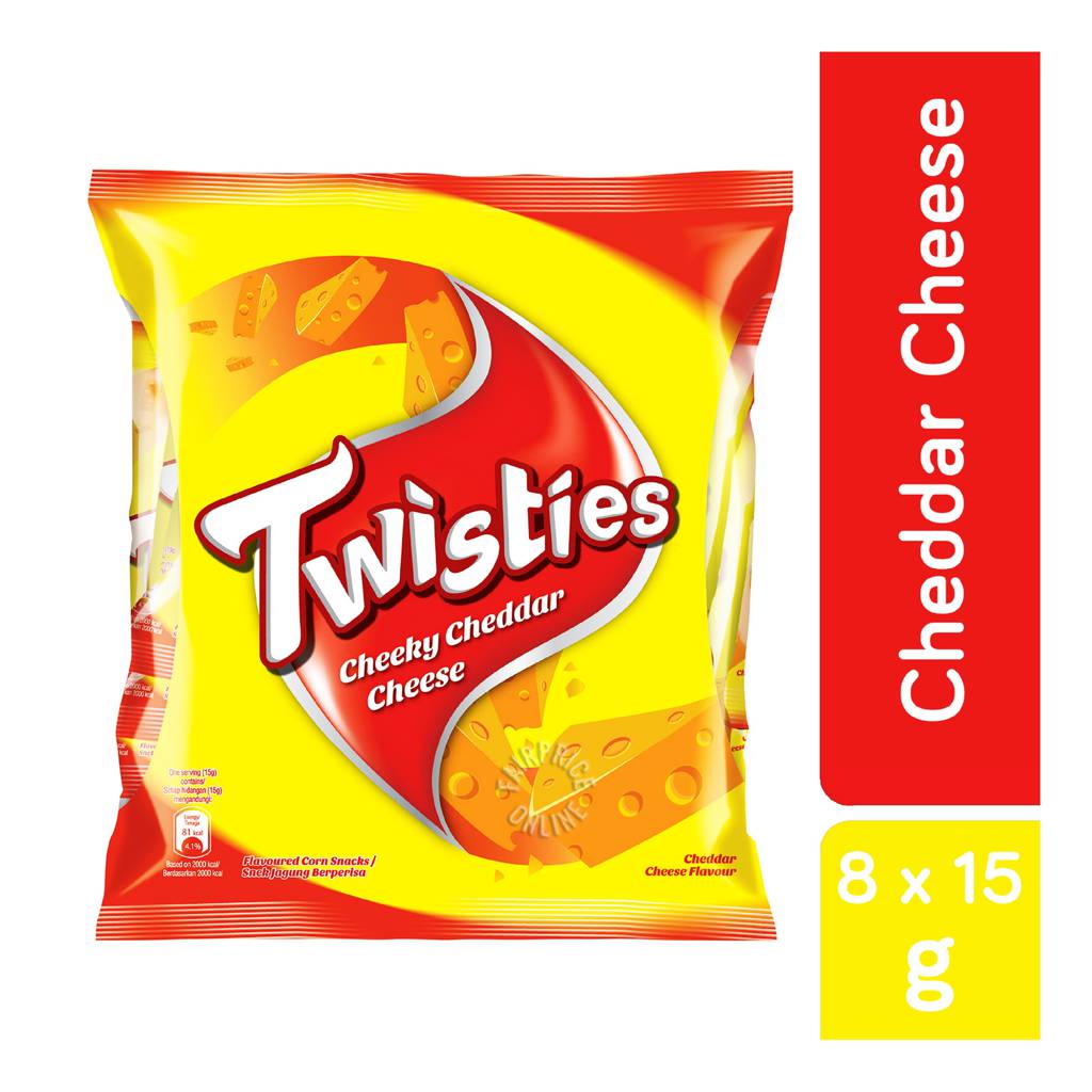 Twisties Corn Snack - Cheeky Cheddar Cheese | NTUC FairPrice