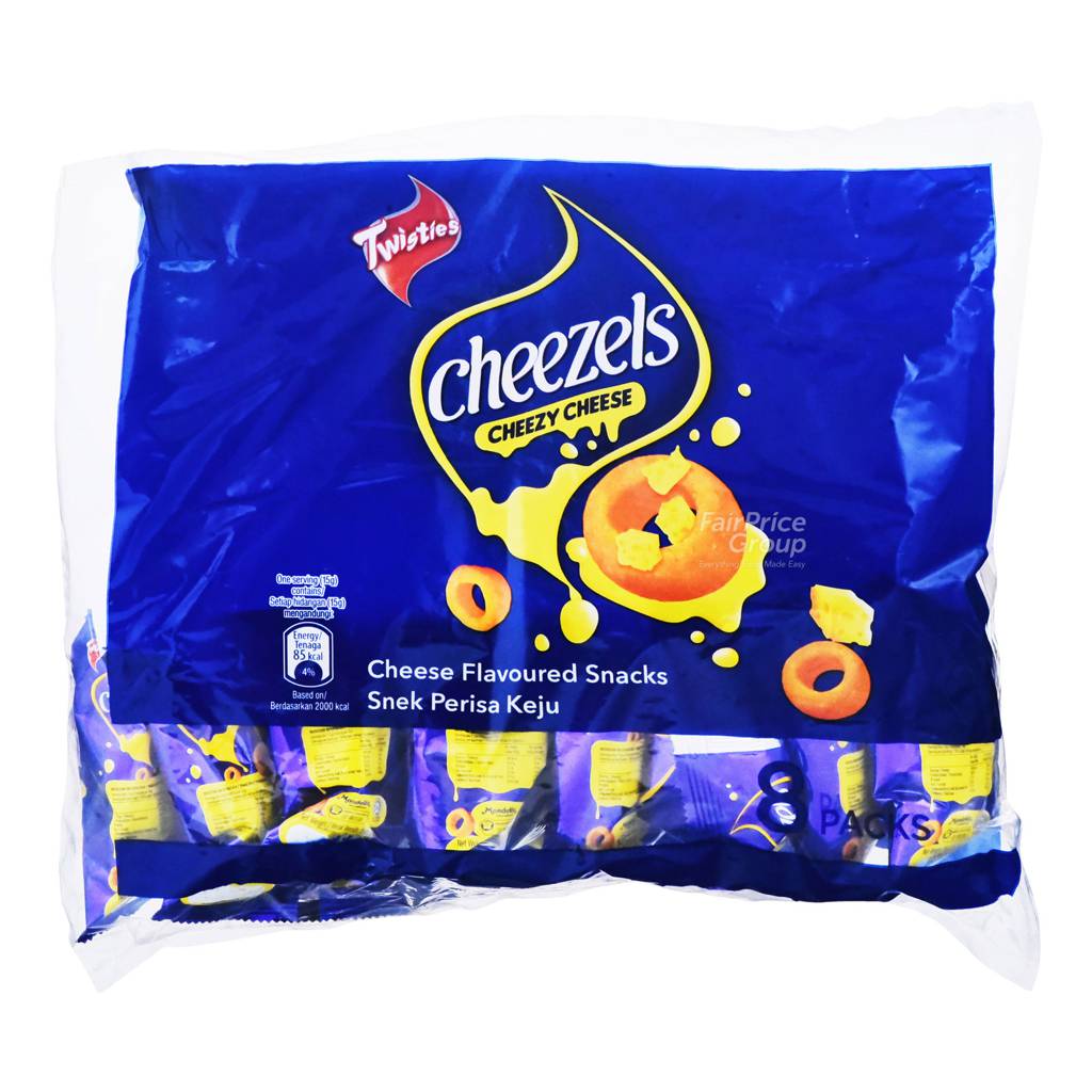 Cheezels Cheese Rings Snack - Original (Multipack) | NTUC FairPrice