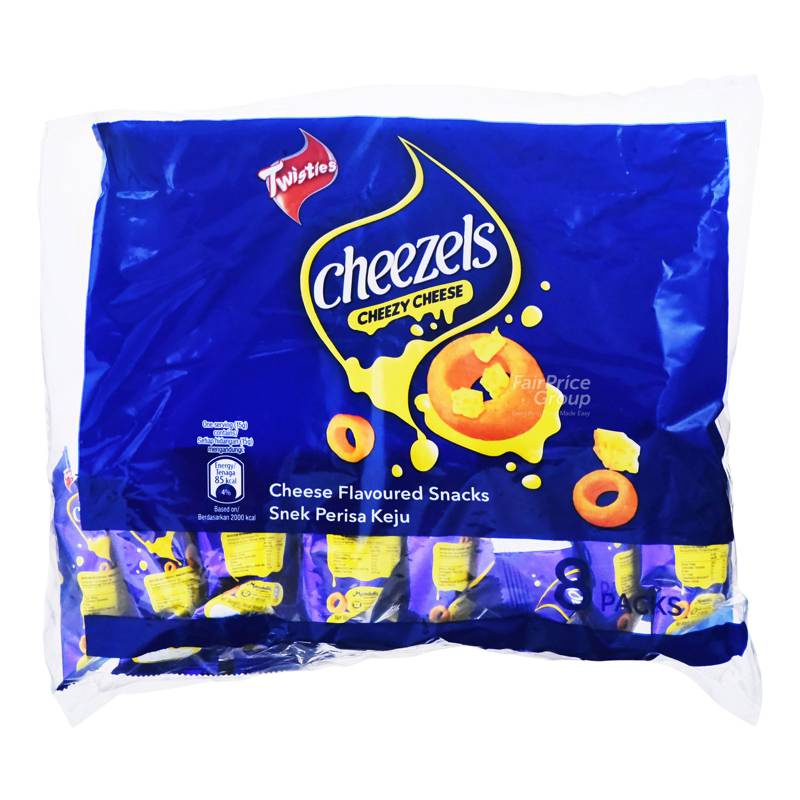 Cheezels Cheese Rings Snack - Original (Multipack) | NTUC FairPrice