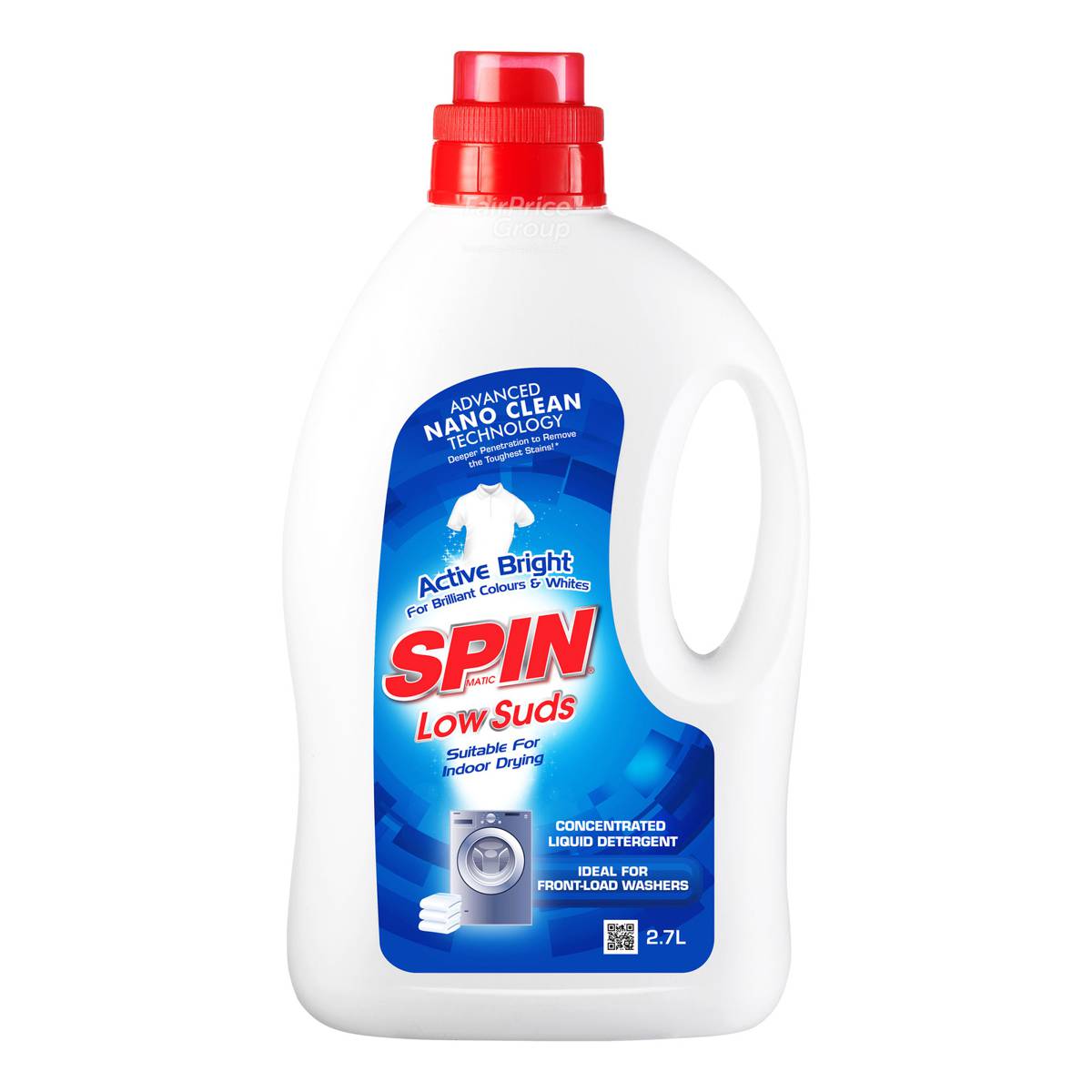 SPINmatic Low Suds Liquid Detergent - Active Bright | NTUC FairPrice