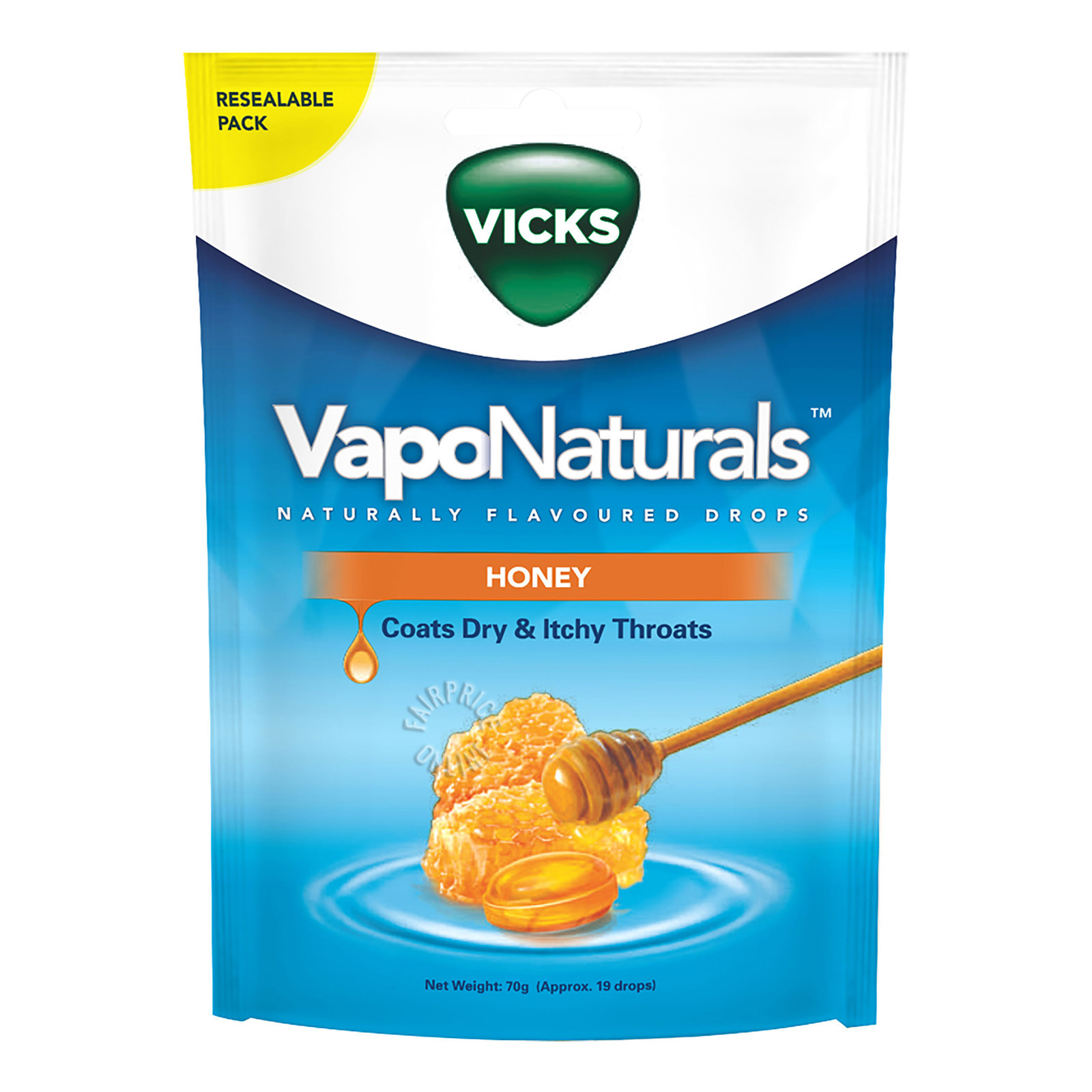 Vicks VapoNaturals Drops - Honey | NTUC FairPrice