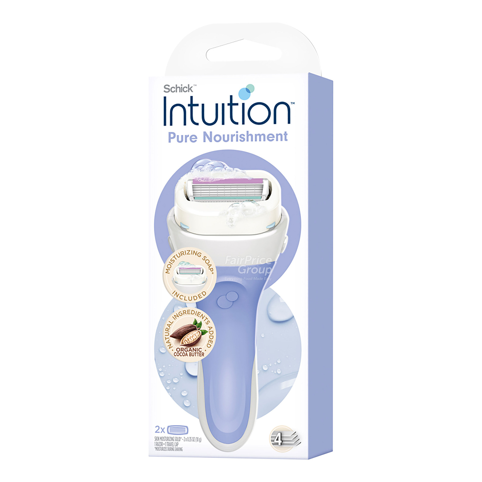 Schick Razor Set - Intuition (Pure Nourishment) | NTUC FairPrice