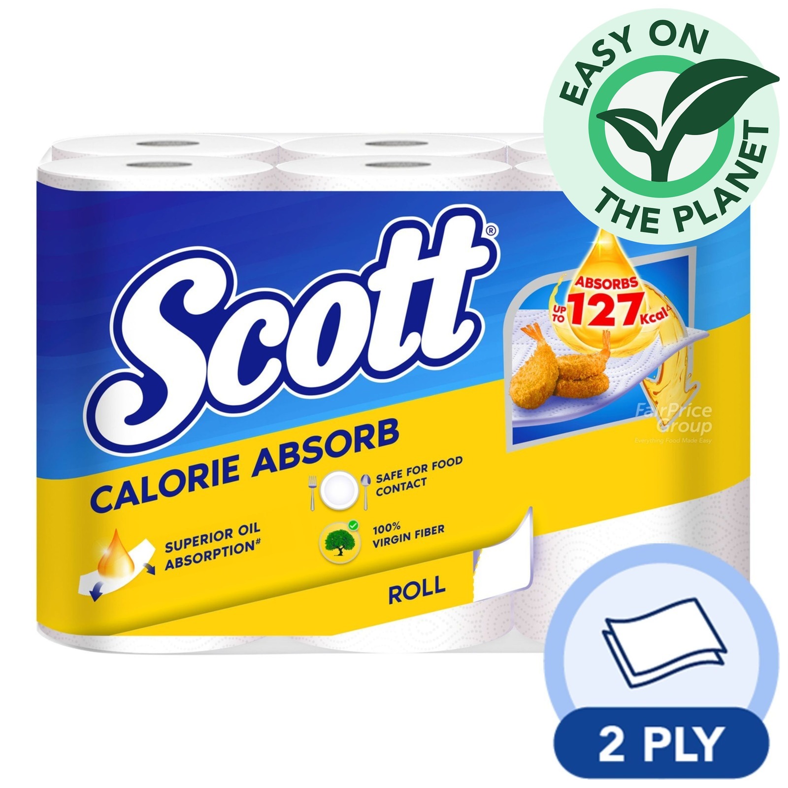 Scott Kitchen Premium Towel Rolls - Calorie Absorb | NTUC FairPrice