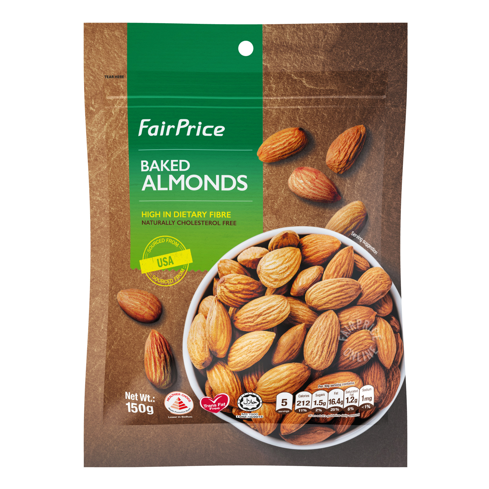 FairPrice Baked Almonds | NTUC FairPrice