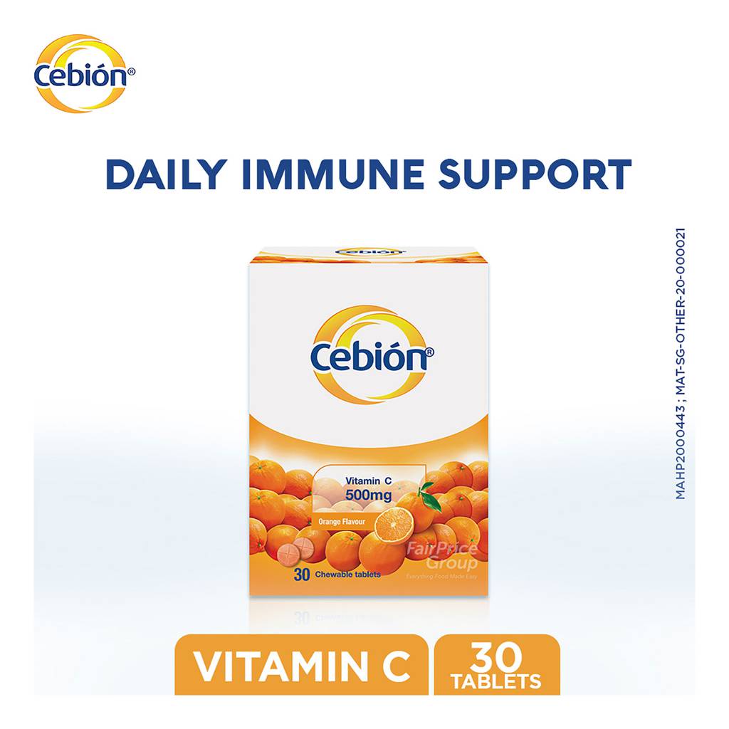 Cebion Chewable Vitamin C Tablet - Orange | NTUC FairPrice