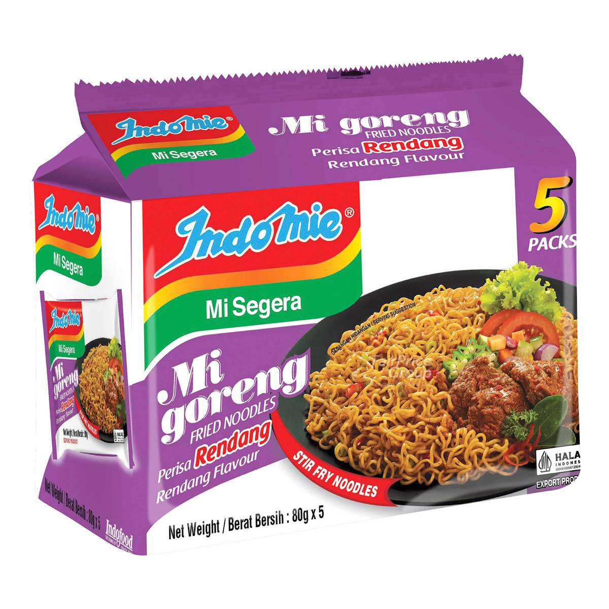 Indomie Mi Goreng Instant Noodles - Rendang | NTUC FairPrice