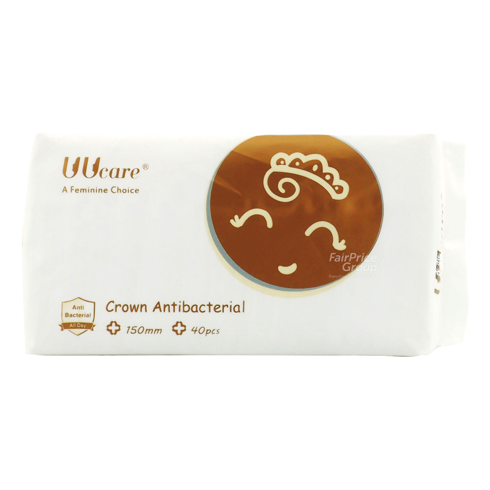 UU Care Crown Antibacterial Pantyliner - 15cm | NTUC FairPrice