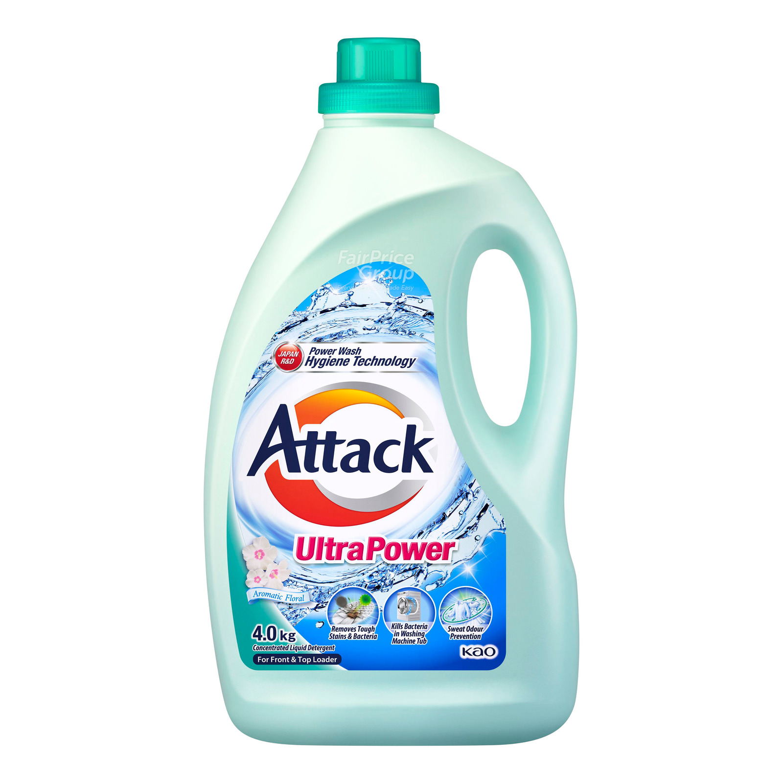 Attack Liquid Detergent - Ultra Power (Aromatic Floral) | NTUC FairPrice