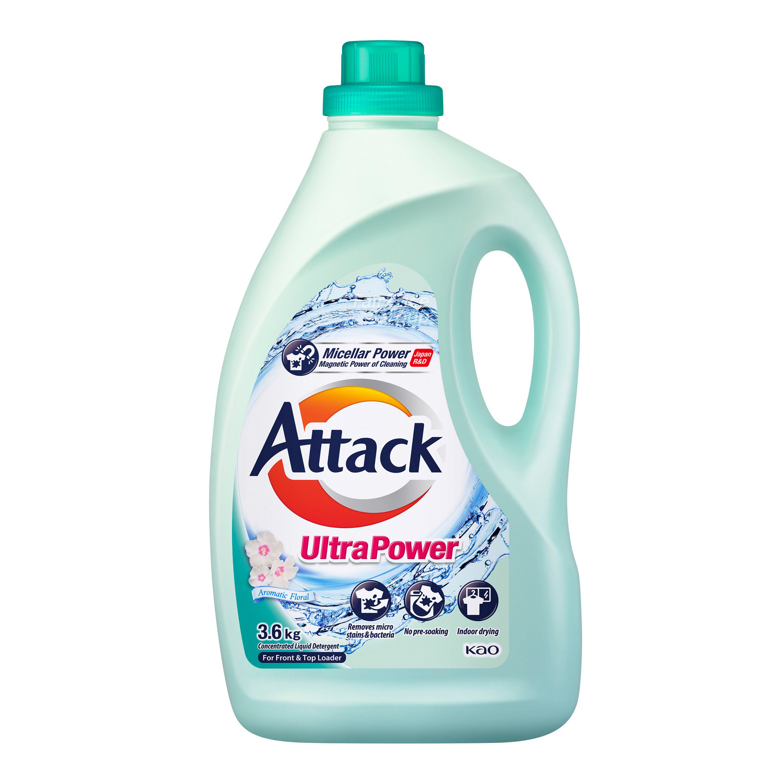 Attack Liquid Detergent - Ultra Power (Aromatic Floral) | NTUC FairPrice