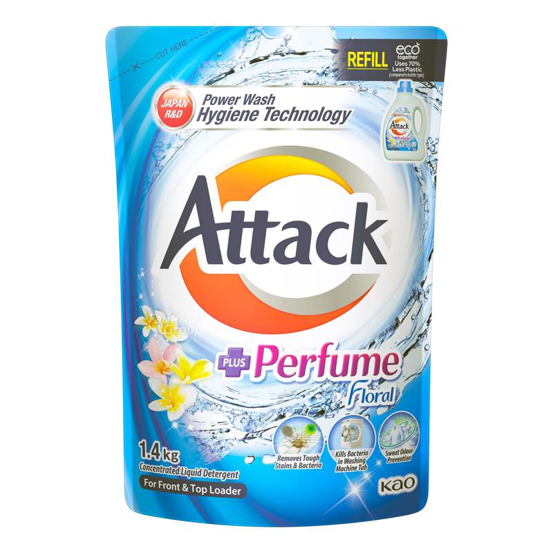 Attack Liquid Detergent Refill - Perfume (Floral) | NTUC FairPrice