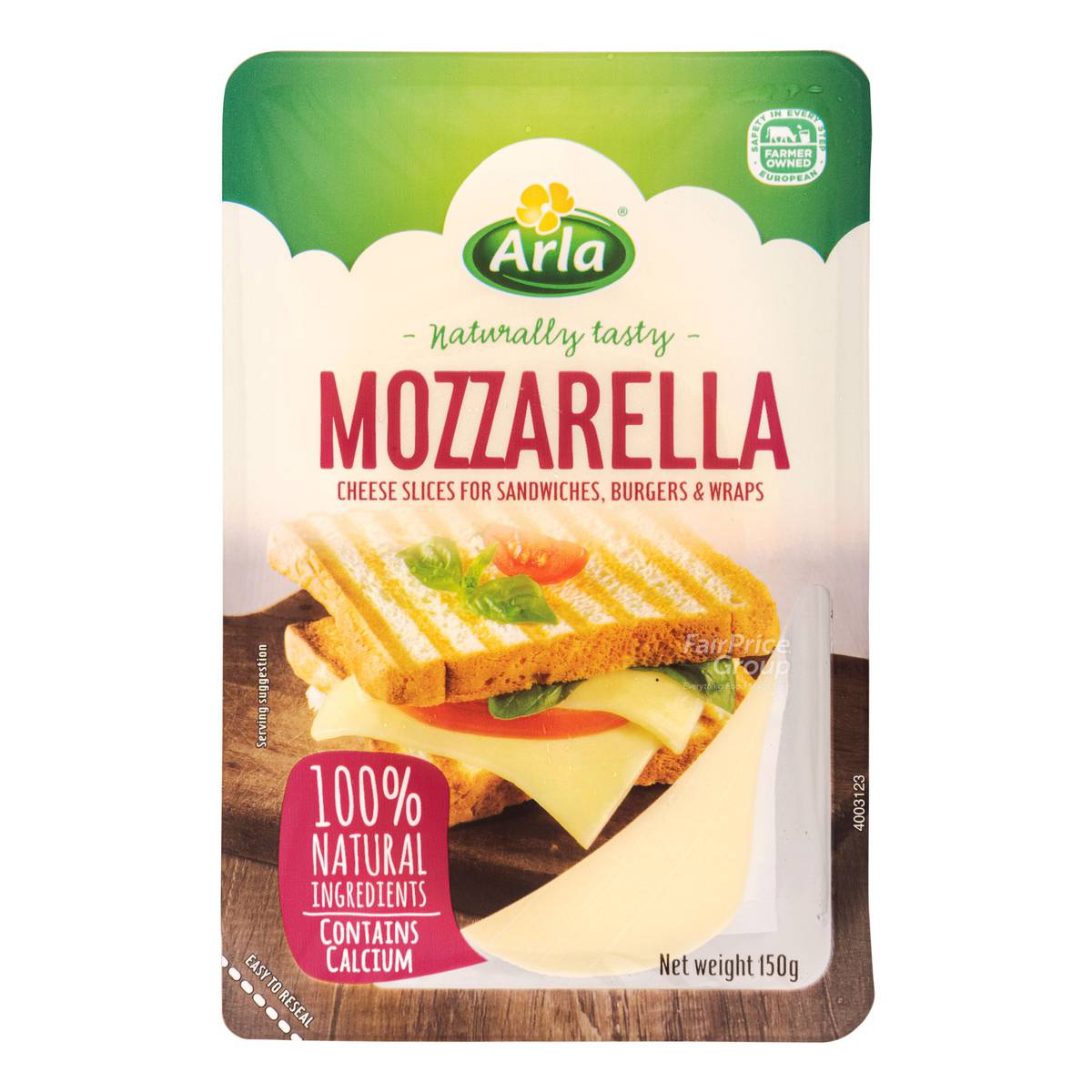 Arla Cheese Slices - Mozzarella | NTUC FairPrice