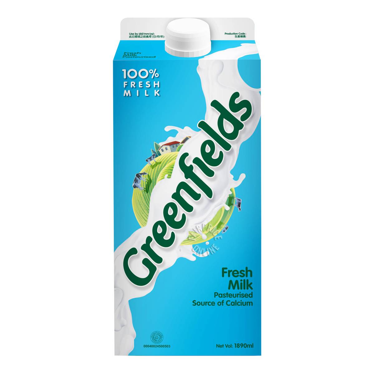 Greenfields Fresh Milk - Regular | NTUC FairPrice