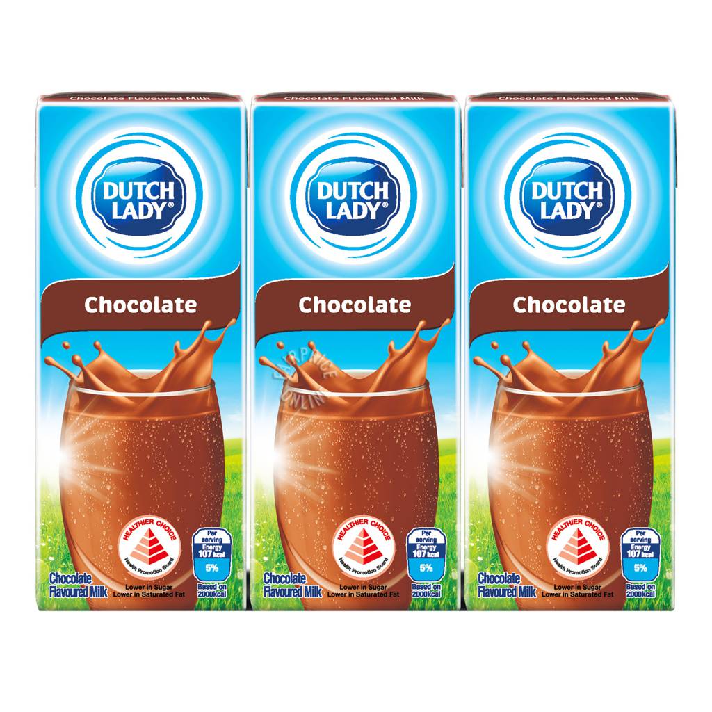 Dutch Lady Pure Farm UHT Flavoured Milk - Chocolate | NTUC FairPrice