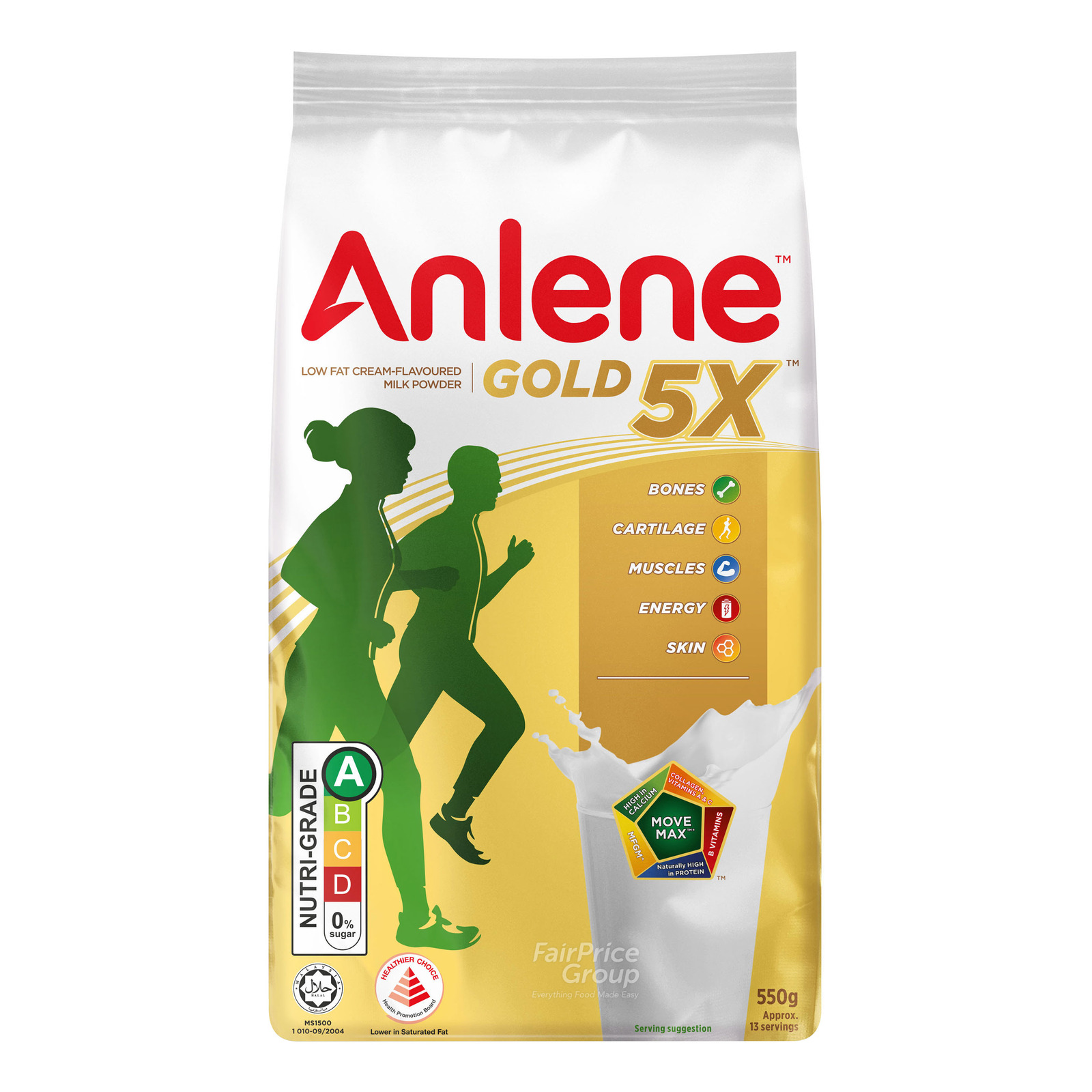 Anlene Gold 5X Adult Milk Powder - Plain | NTUC FairPrice
