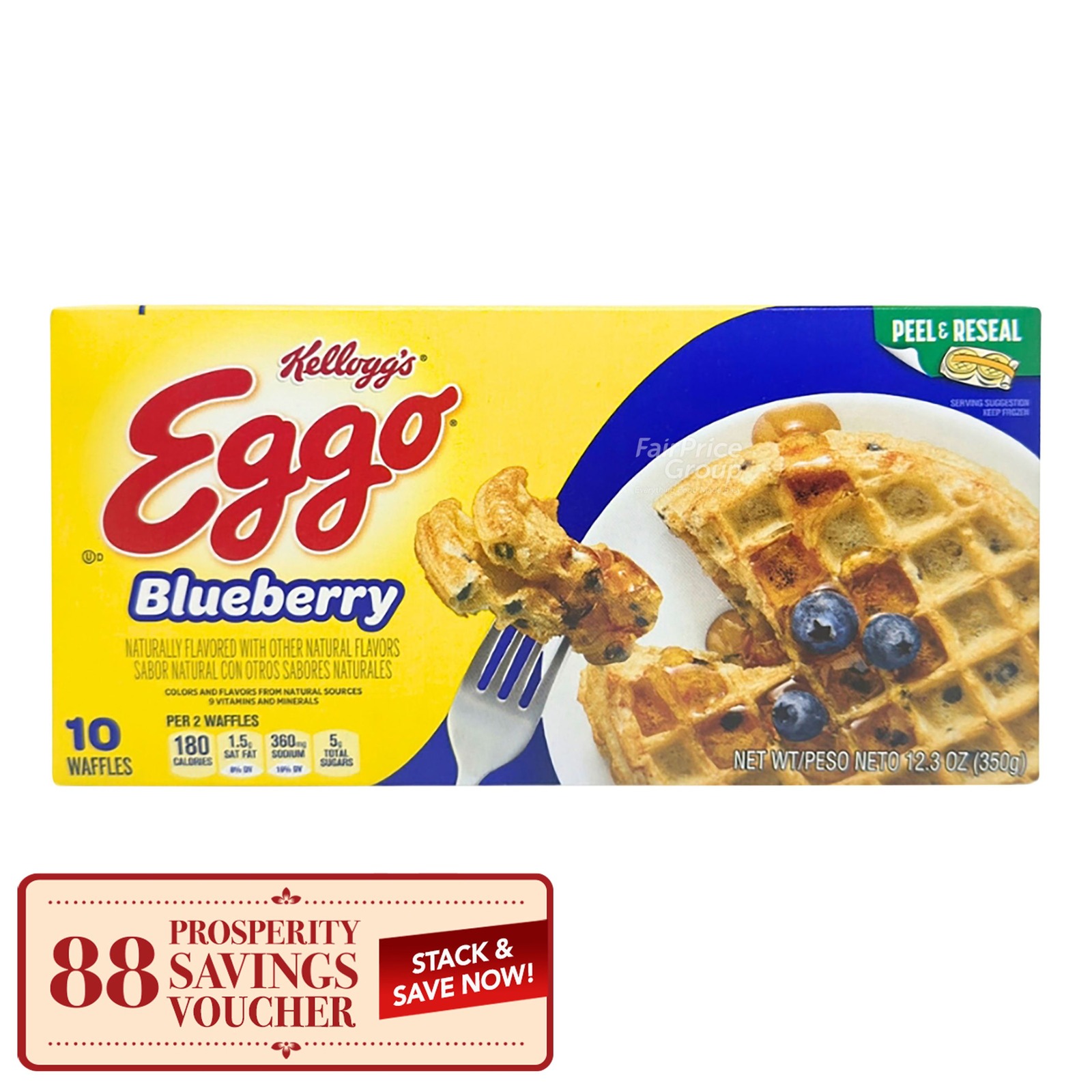 Kellogg's Eggo Frozen Waffles - Blueberry | NTUC FairPrice