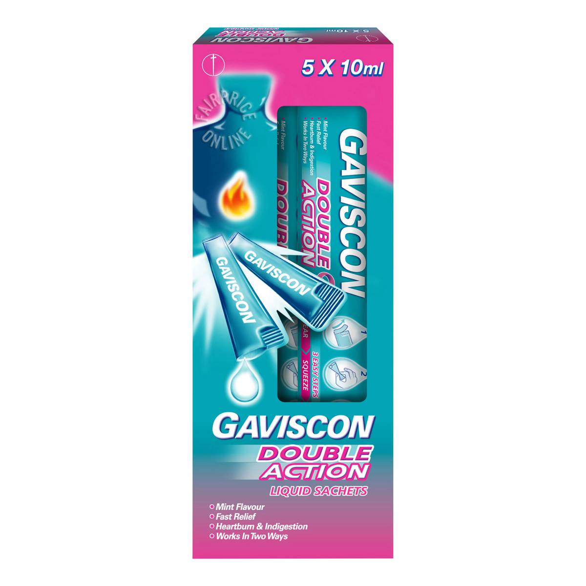 Gaviscon Double Action Liquid Sachets | NTUC FairPrice