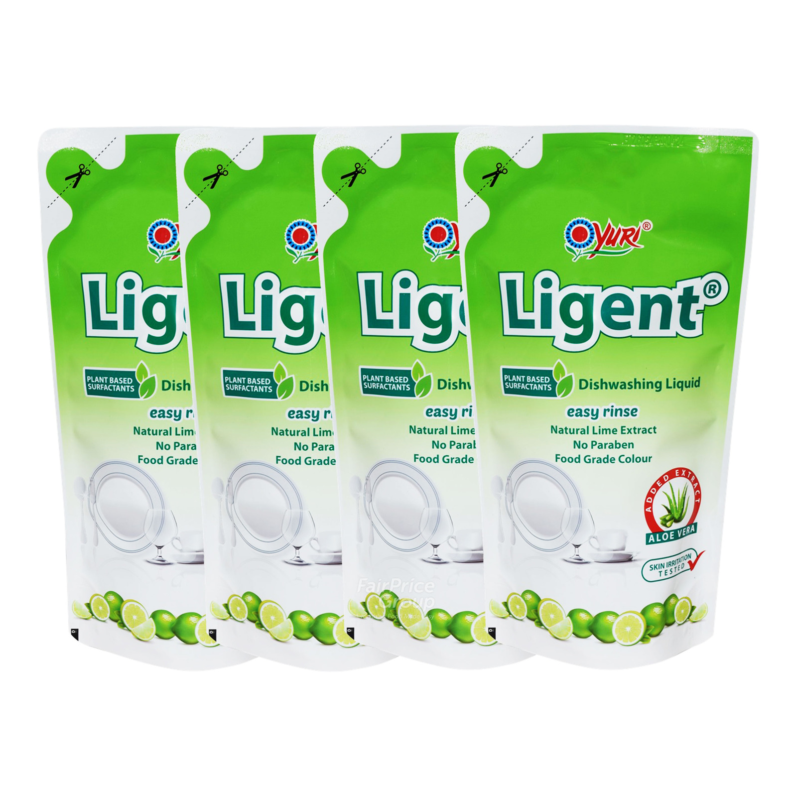 Yuri Ligent Dishwashing Detergent Refill - Lime | NTUC FairPrice