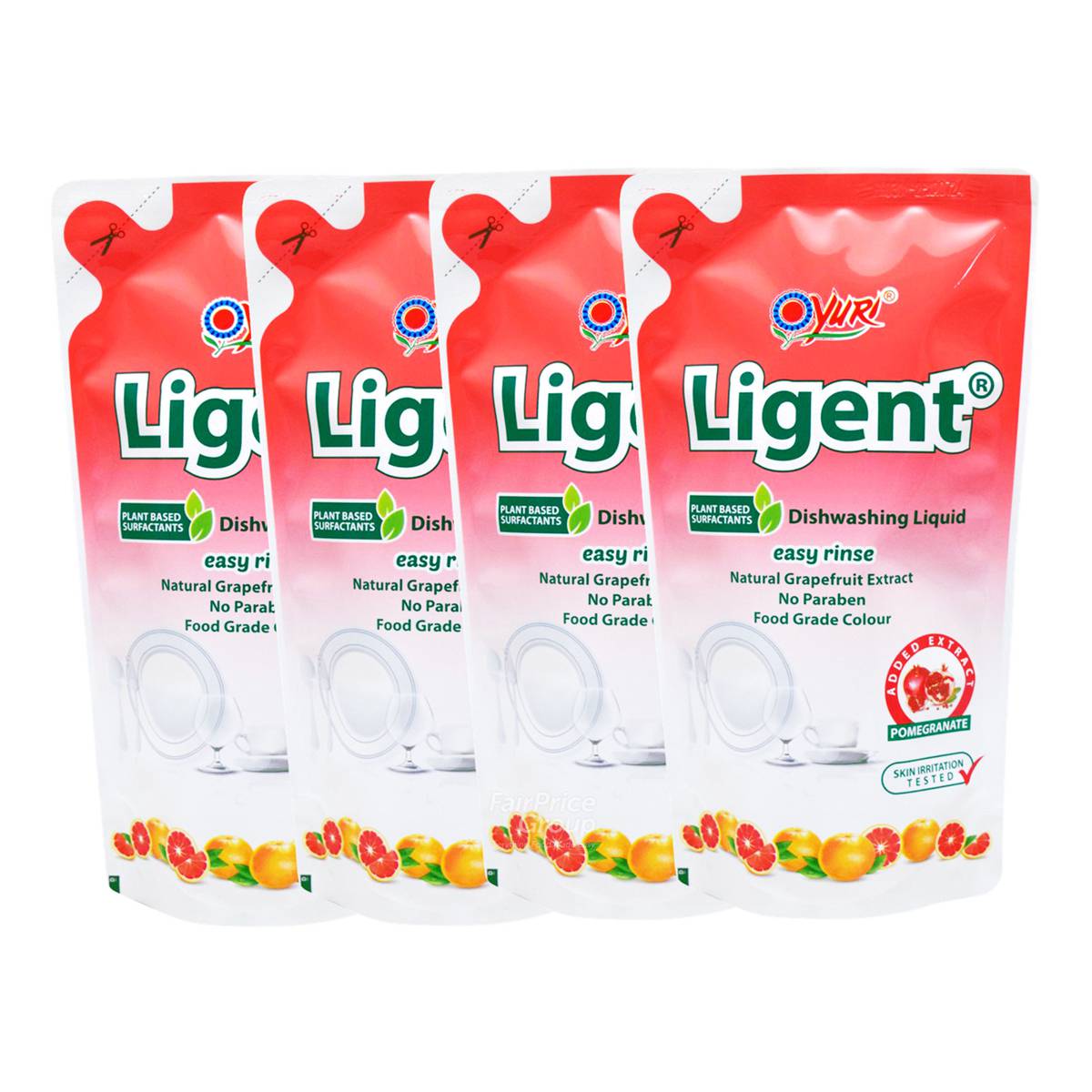 Yuri Ligent Dishwashing Detergent Refill - Grapefruit | NTUC FairPrice