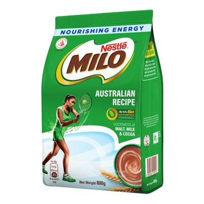 Milo Chocolate Malt Drink Powder with Milk - Australian Recipe | NTUC ...