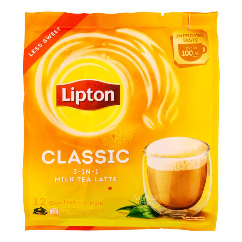 Lipton 3 in 1 Instant Milk Tea Latte - Classic | NTUC FairPrice