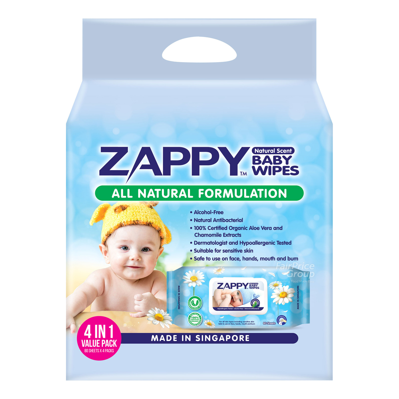 Zappy Baby Wet Wipes | NTUC FairPrice