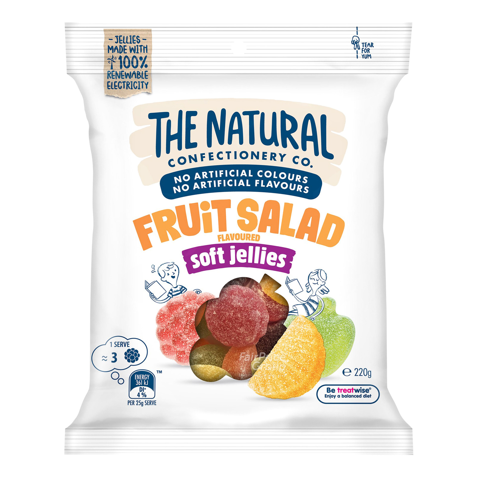 The Natural Confectionery Co Soft Jellies - Fruit Salad | NTUC FairPrice