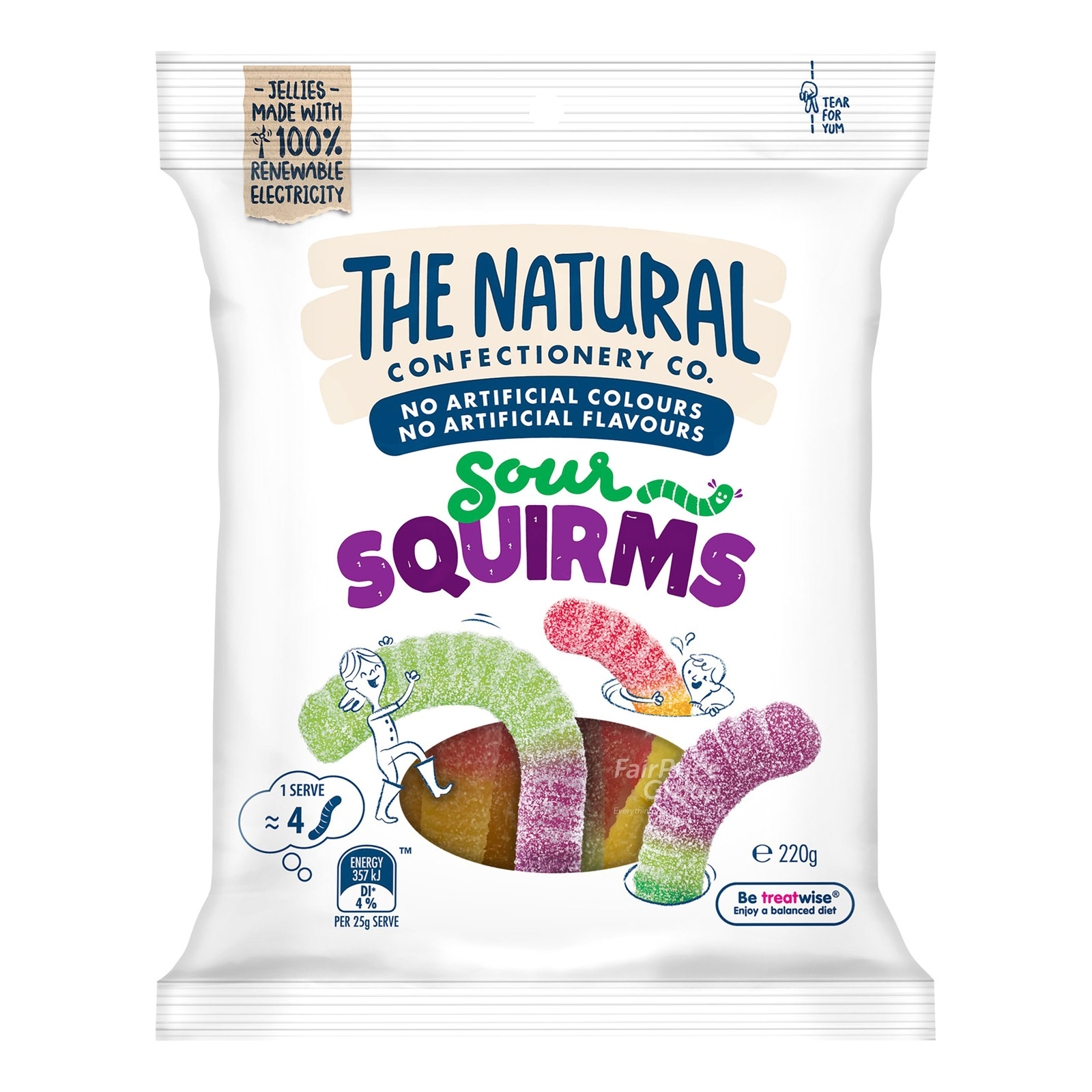 TNCC Fruity Gummies - Sour Squirms | NTUC FairPrice