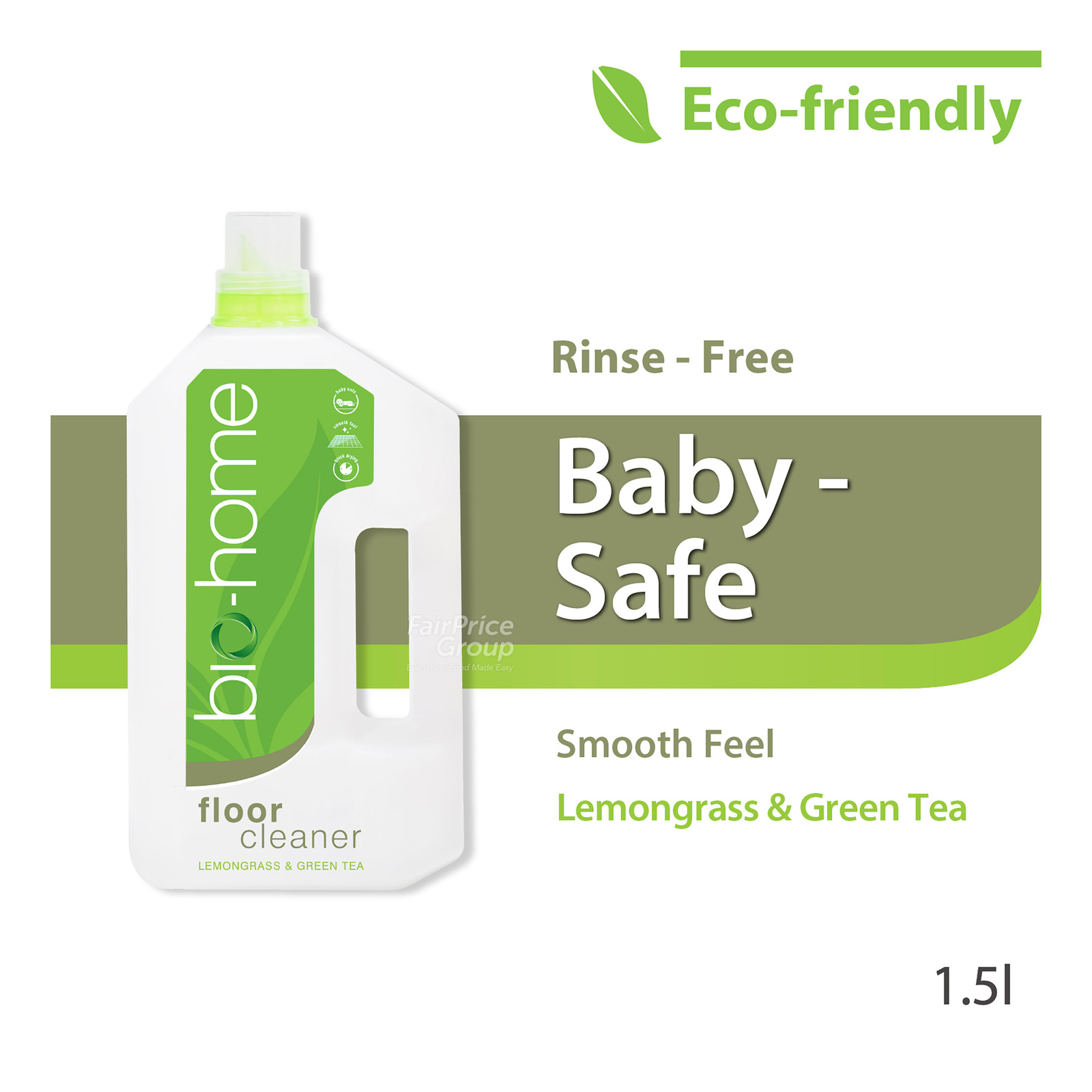 Bio-Home Floor Cleaner - Lemongrass & Green Tea | NTUC FairPrice