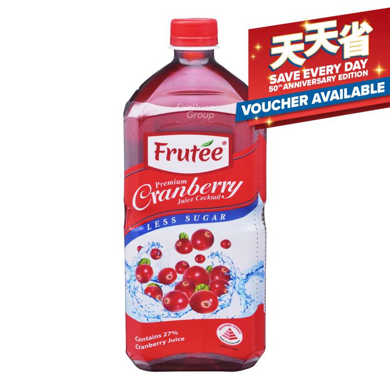 Frutee Premium Cranberry Juice Bottle Cocktail | NTUC FairPrice