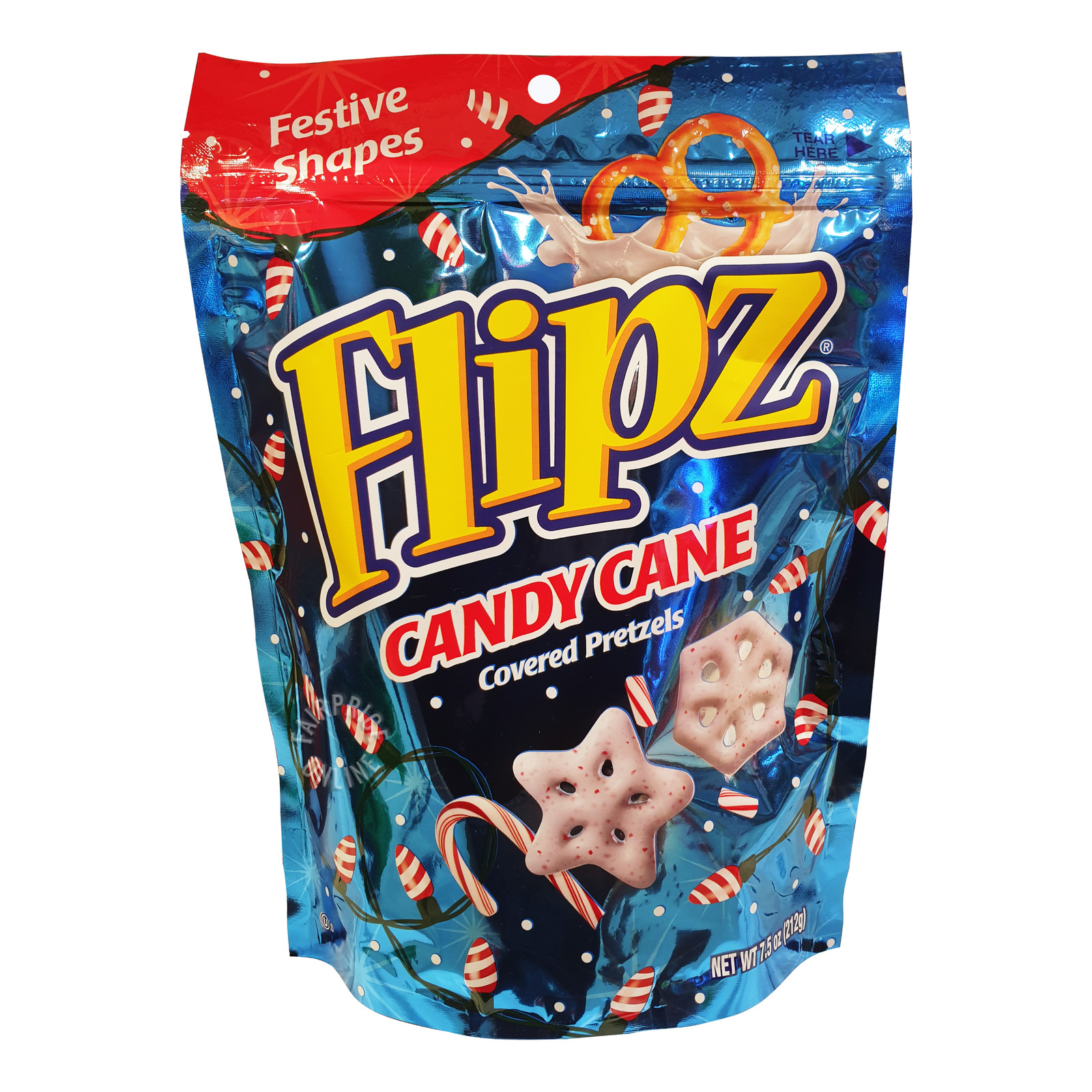 Flipz Covered Pretzels - Candy Cane | NTUC FairPrice