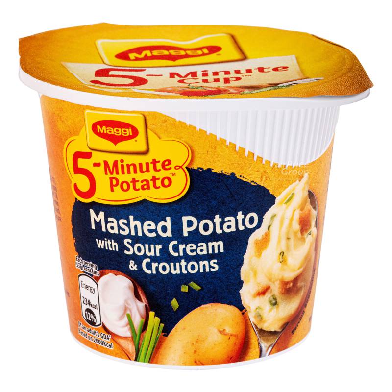 Maggi 5-Minute Instant Mashed Potato- Sour Cream & Croutons | NTUC ...