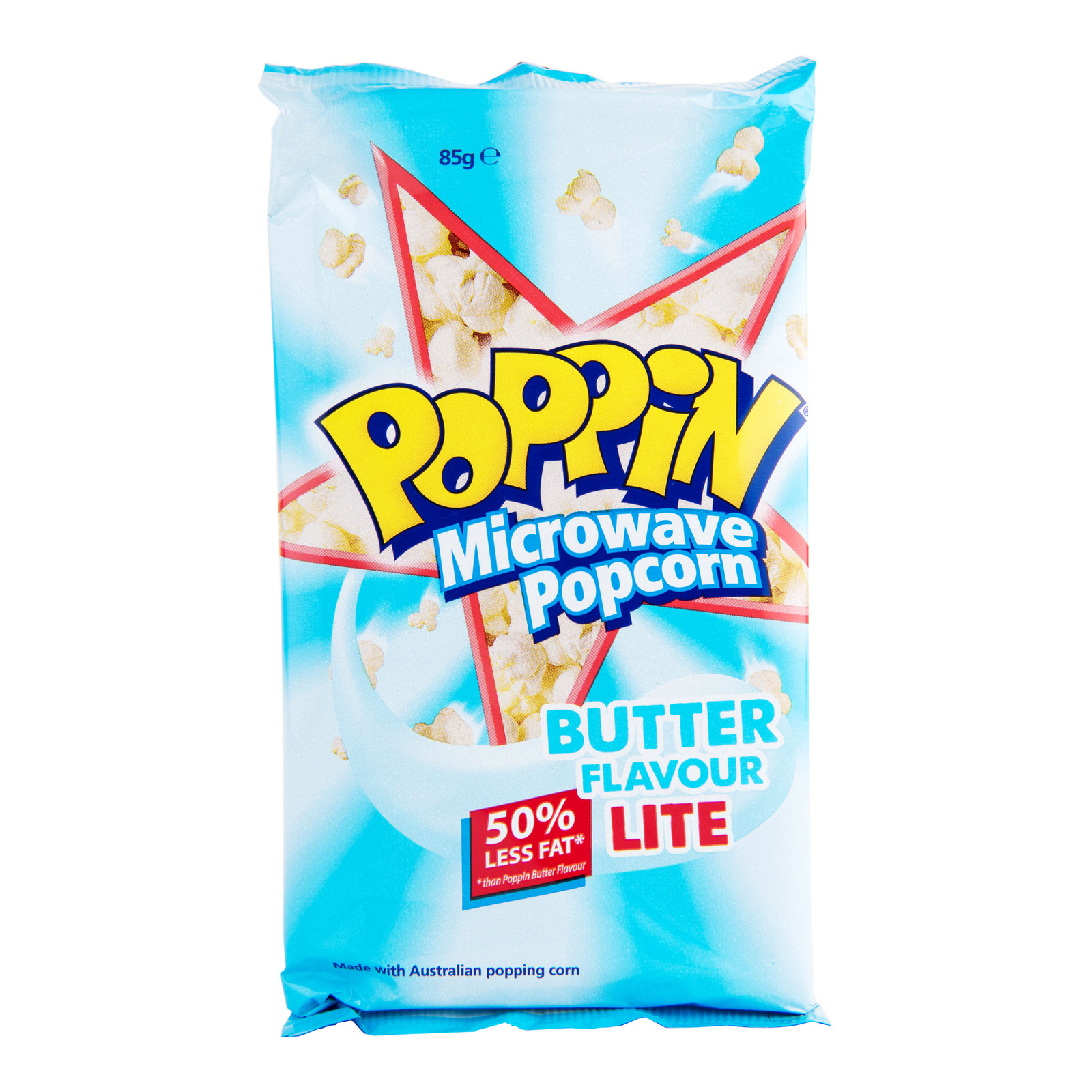 Poppin Microwave Popcorn - Butter Flavour (Lite) | NTUC FairPrice