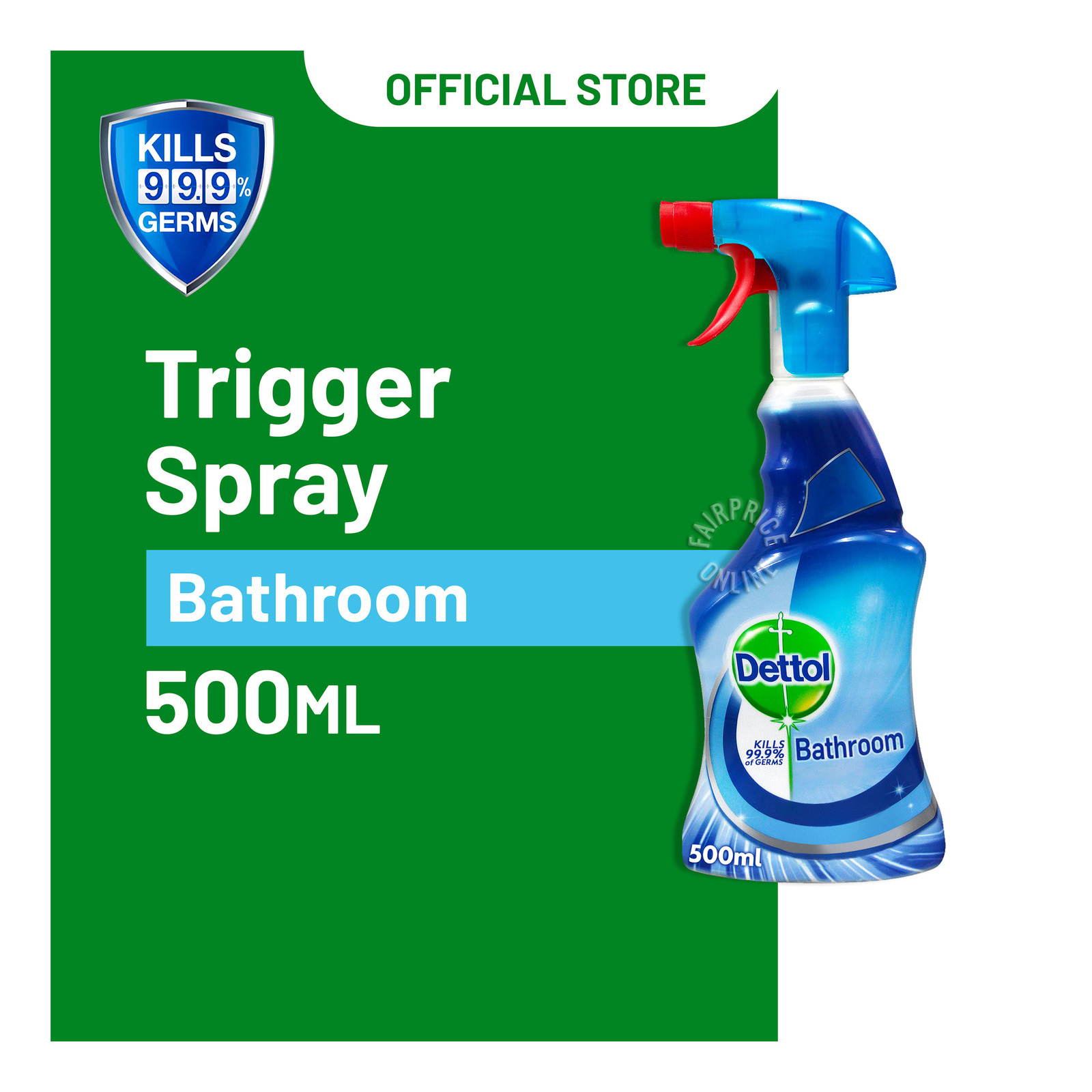 Dettol Anti-Bacterial Trigger Spray - Bathroom | NTUC FairPrice