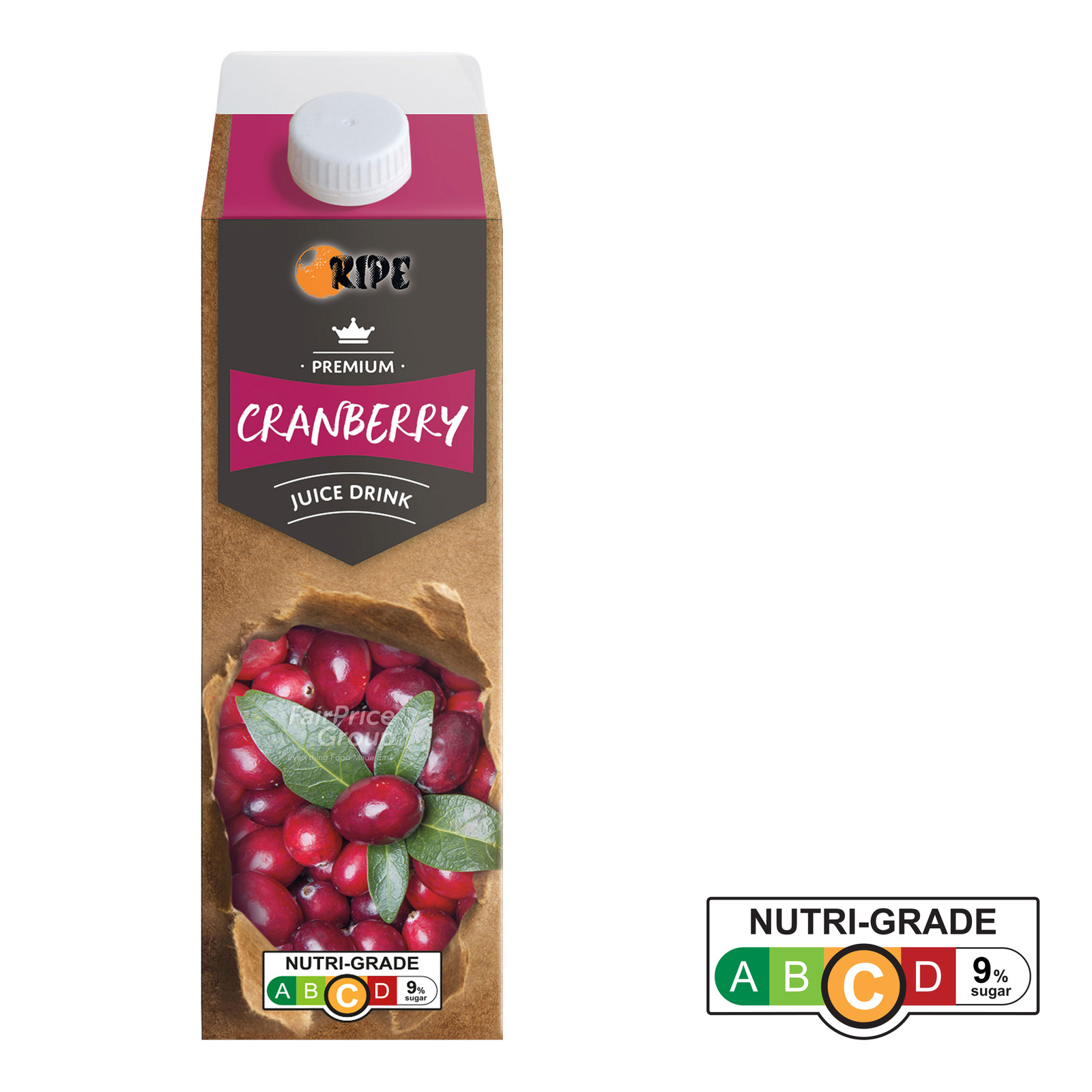 Ripe 100% Fruit Juice - Cranberry | NTUC FairPrice