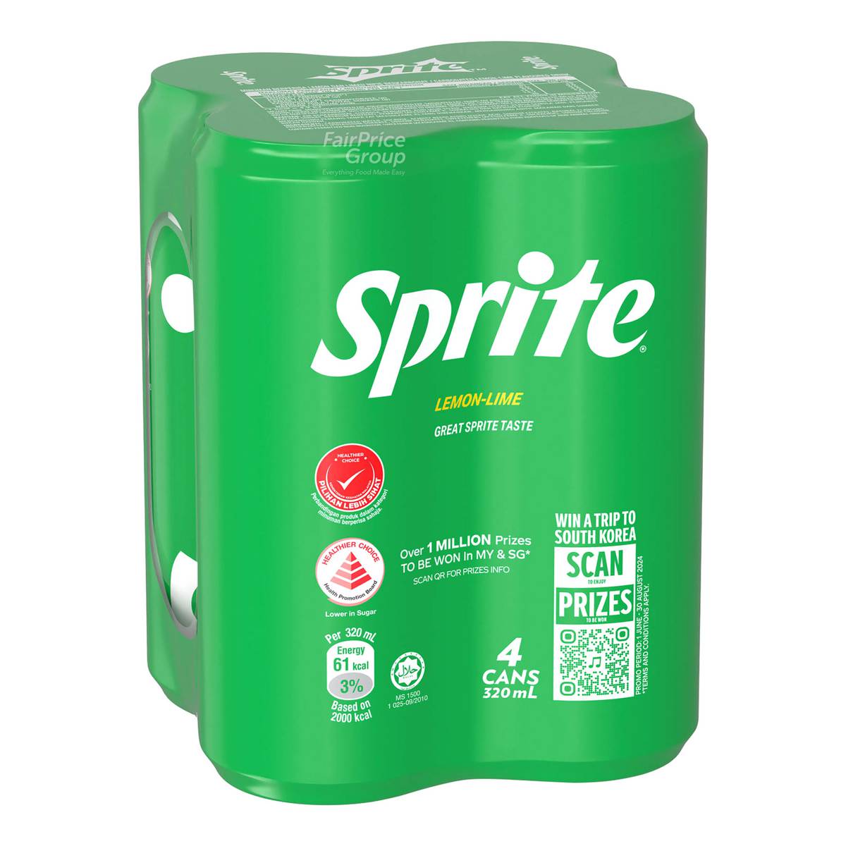 Sprite Sparkling Lemon Lime Can Drink - Mini | NTUC FairPrice