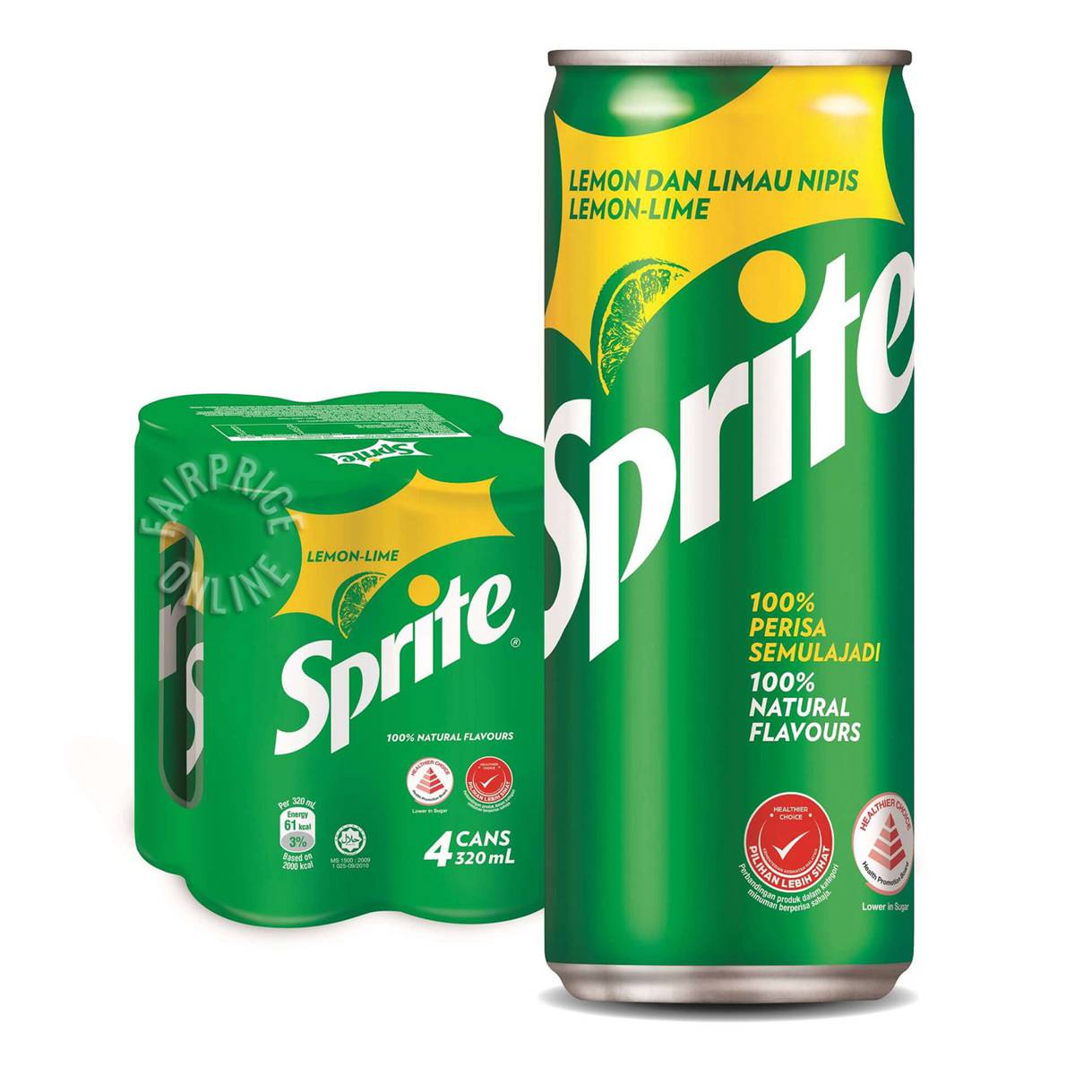 Sprite Sparkling Lemon Lime Can Drink - Mini | NTUC FairPrice