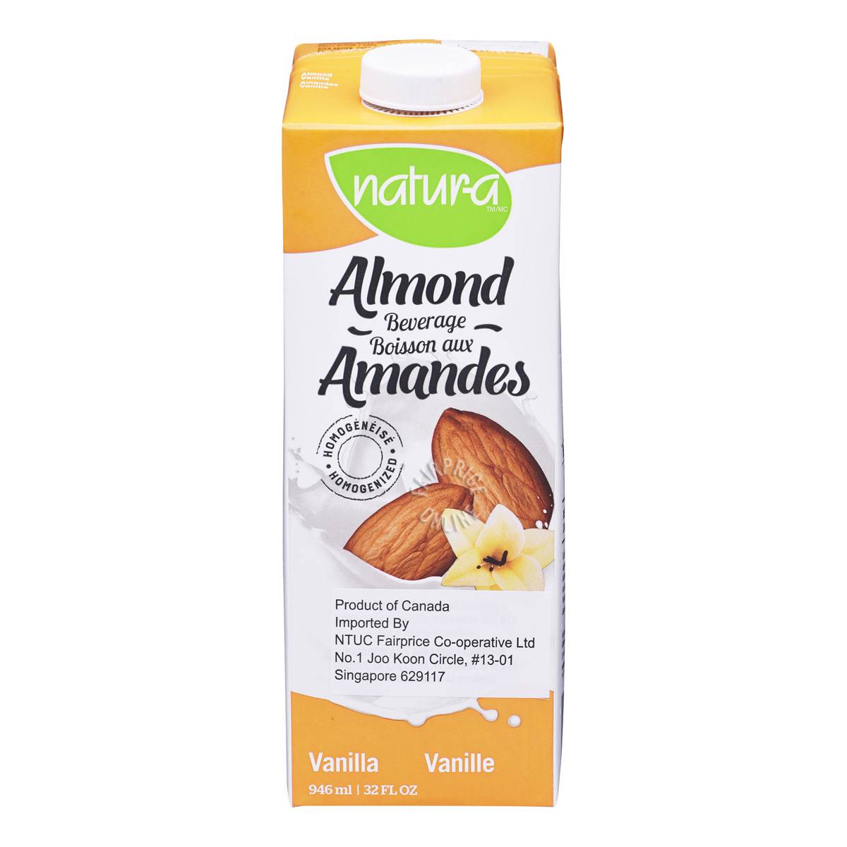 Natur-A Fortified Almond Beverage - Vanilla | NTUC FairPrice