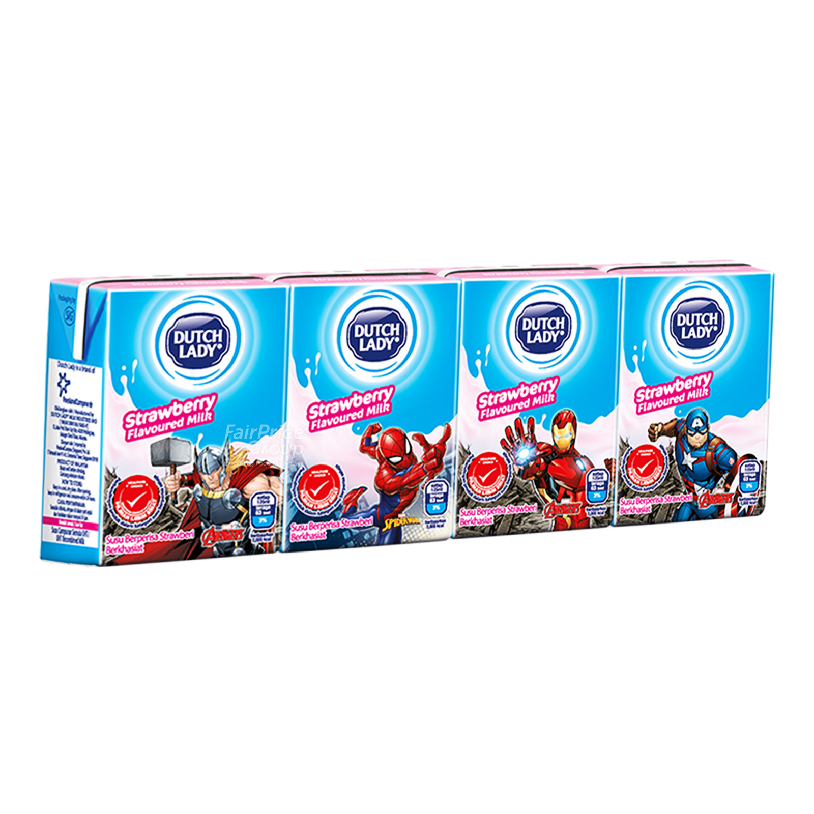 Dutch Lady Marvel UHT Kid Milk - Strawberry | NTUC FairPrice