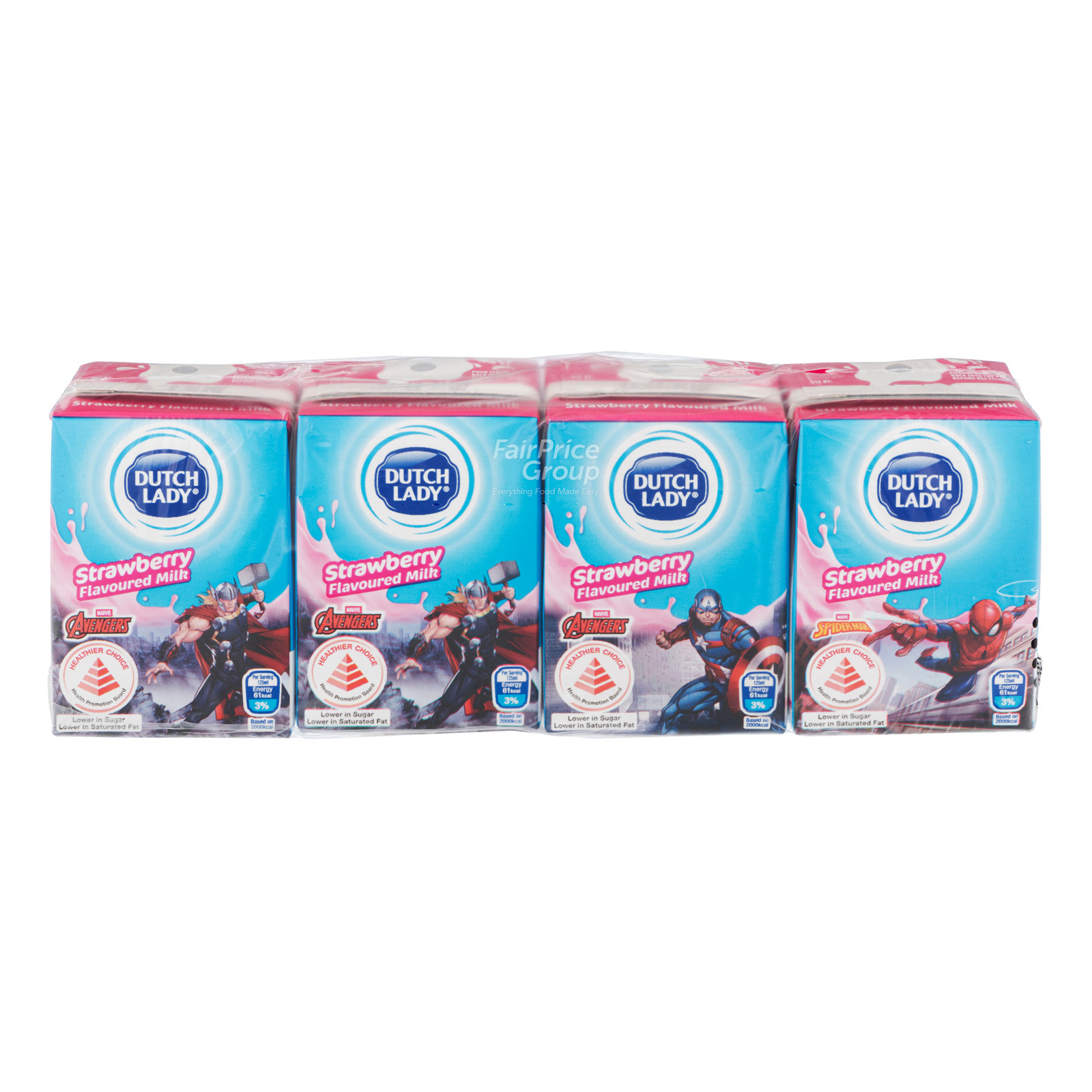 Dutch Lady Marvel UHT Kid Milk - Strawberry | NTUC FairPrice