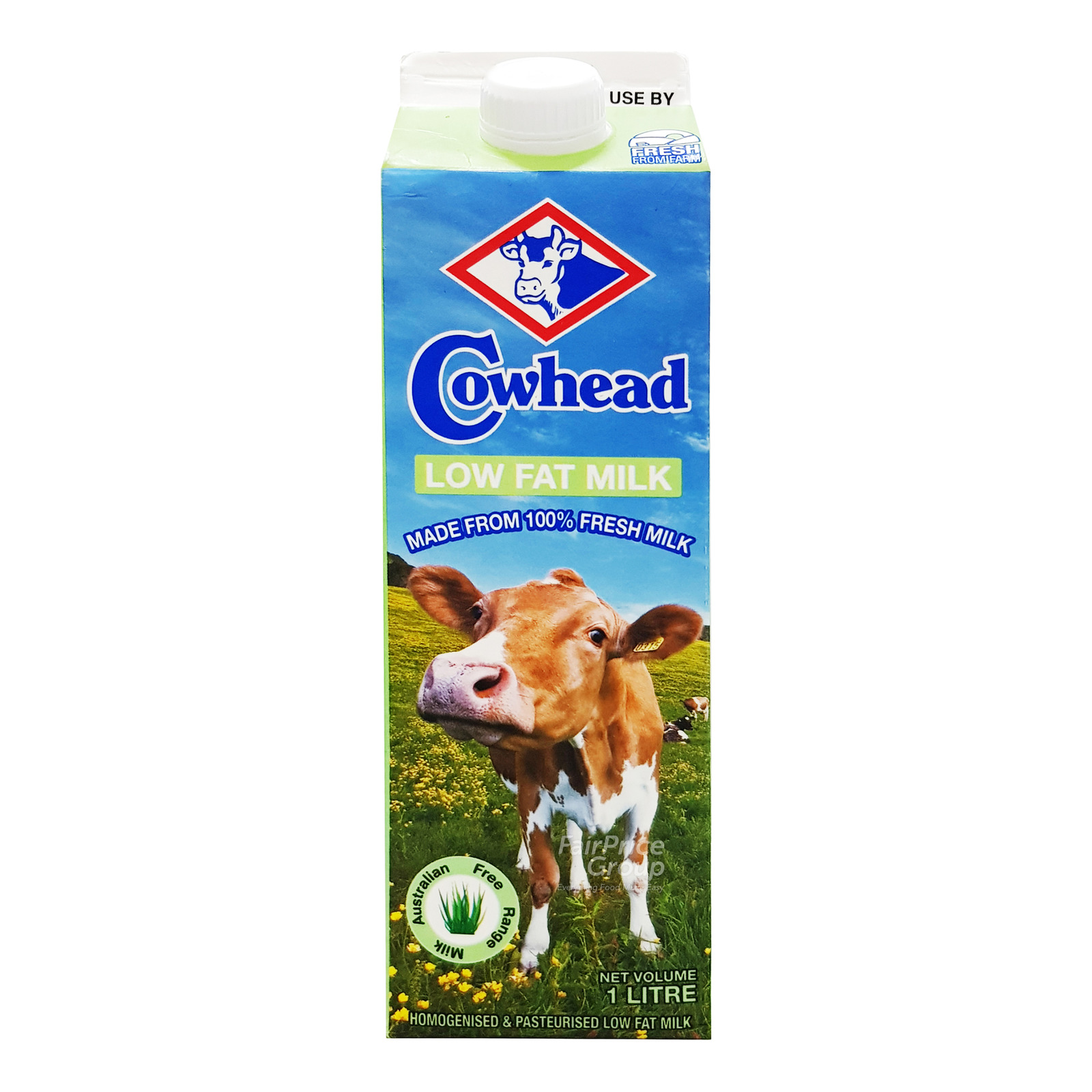 Cowhead 100% Fresh Milk - Low Fat | NTUC FairPrice