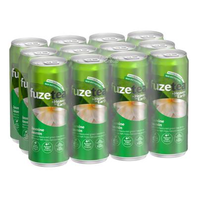 Fuze Tea Flavoured Green Tea Can Drink - Jasmine | NTUC FairPrice
